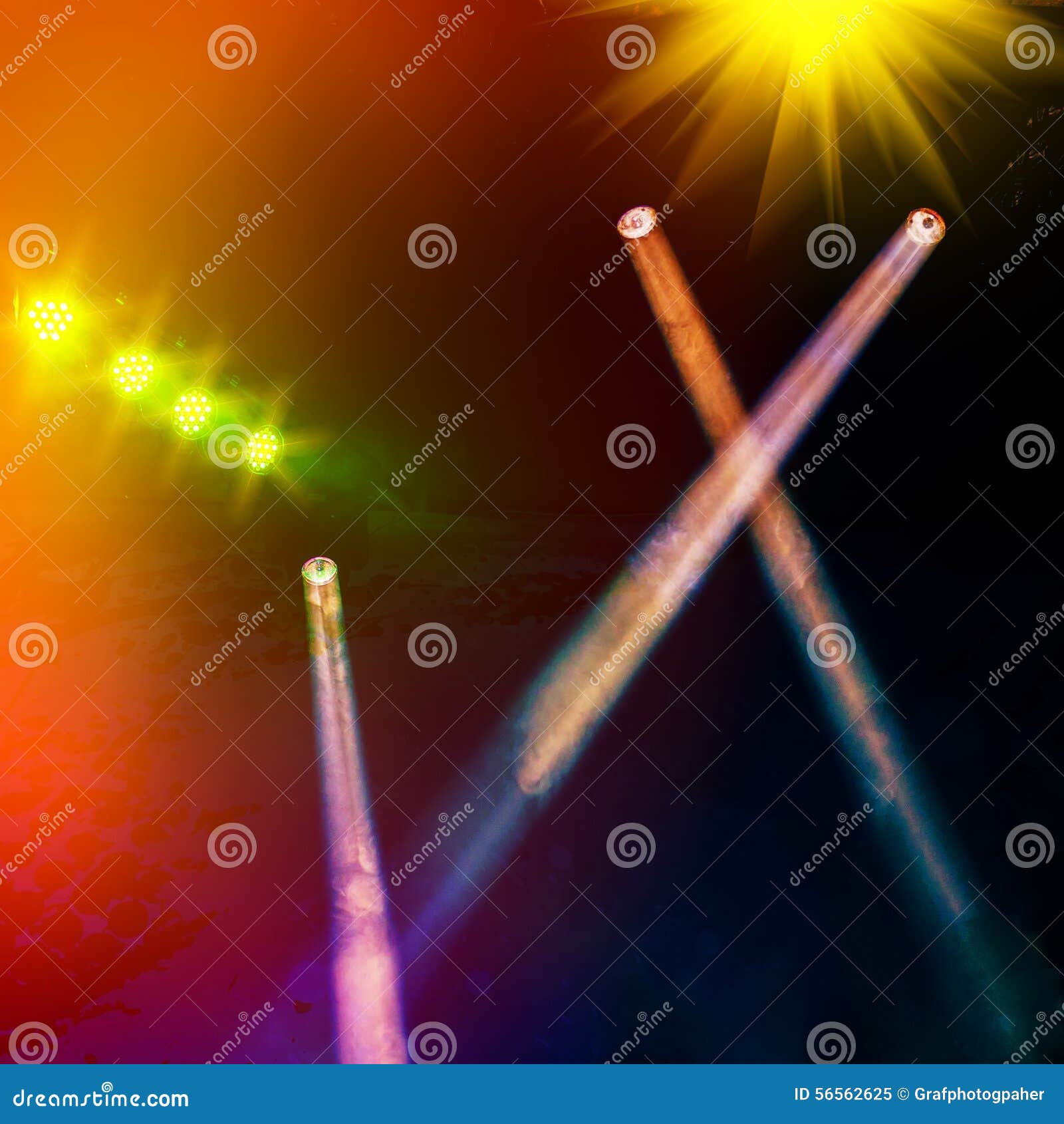 Light show. stock image. Image of live, media, festival - 56562625