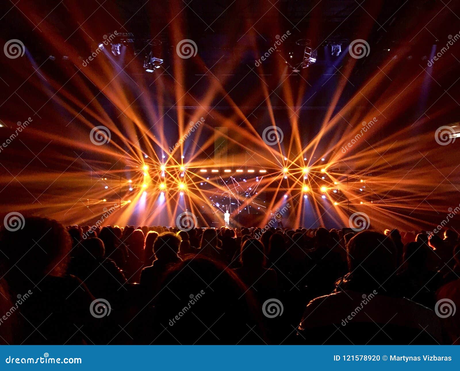 Light Show stock photo. Image of light, concert, party - 121578920