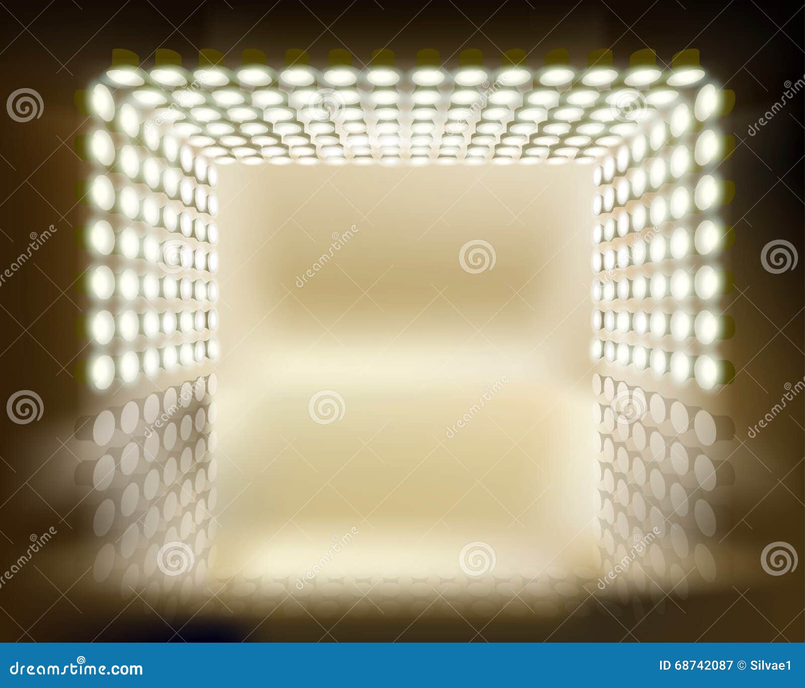 Light Show. Vector Illustration. Stock Vector - Illustration of concert ...