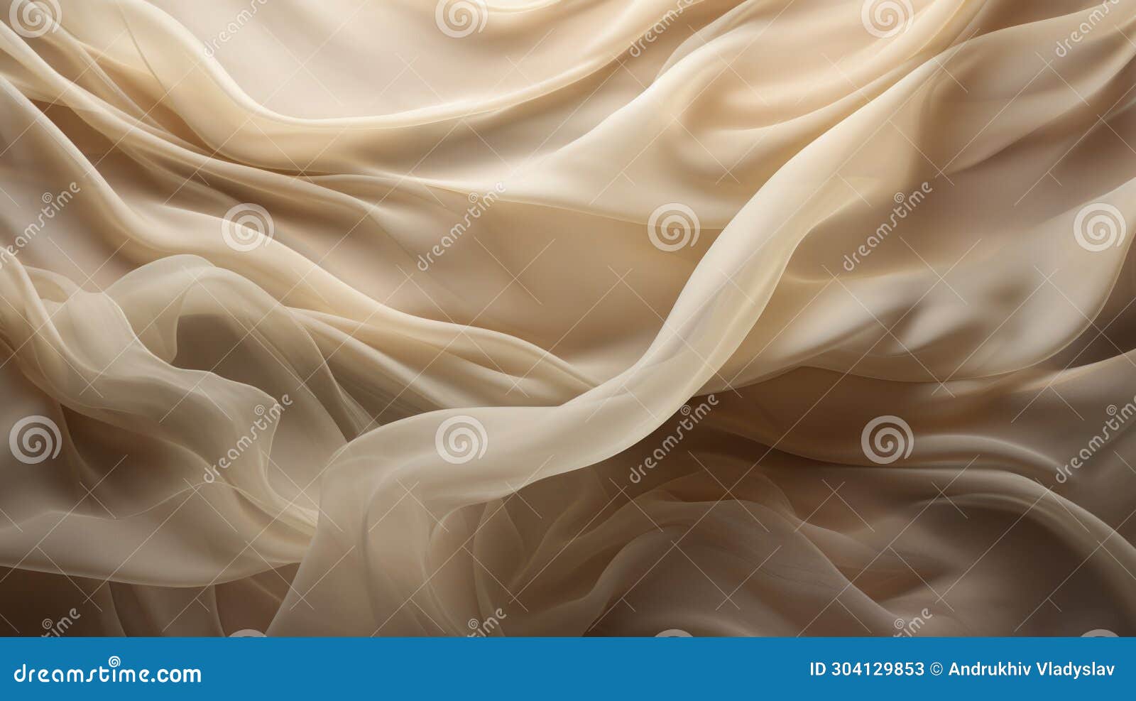 Light Silk Waves, Abstract Illustration Stock Illustration ...