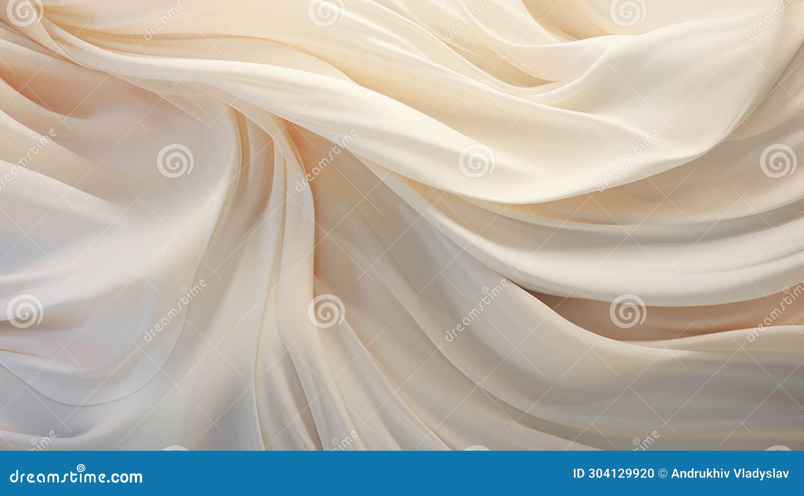 Light Silk Waves, Abstract Illustration Stock Illustration ...