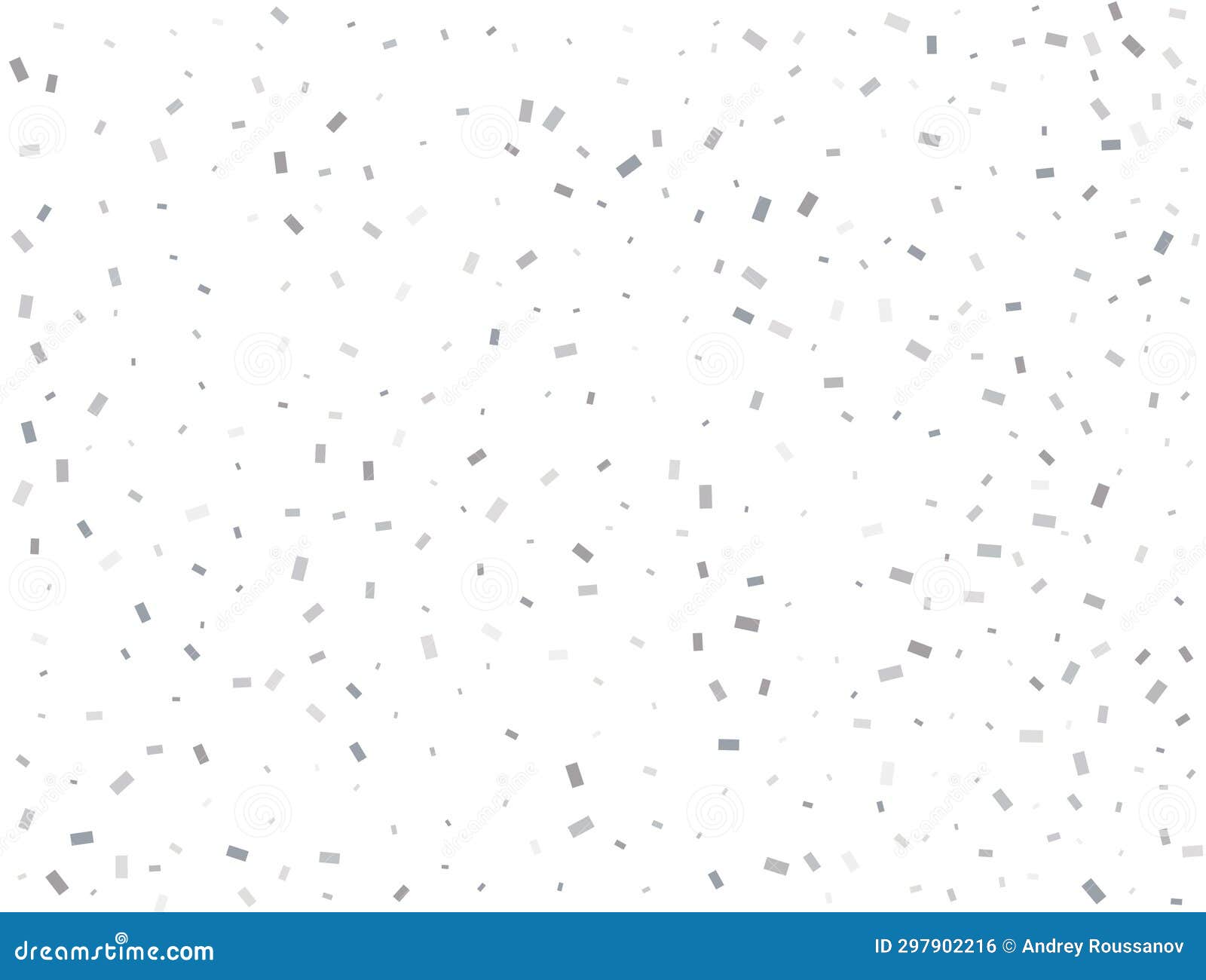 Light Silver Rectangular Glitter Confetti Background. White Festive ...