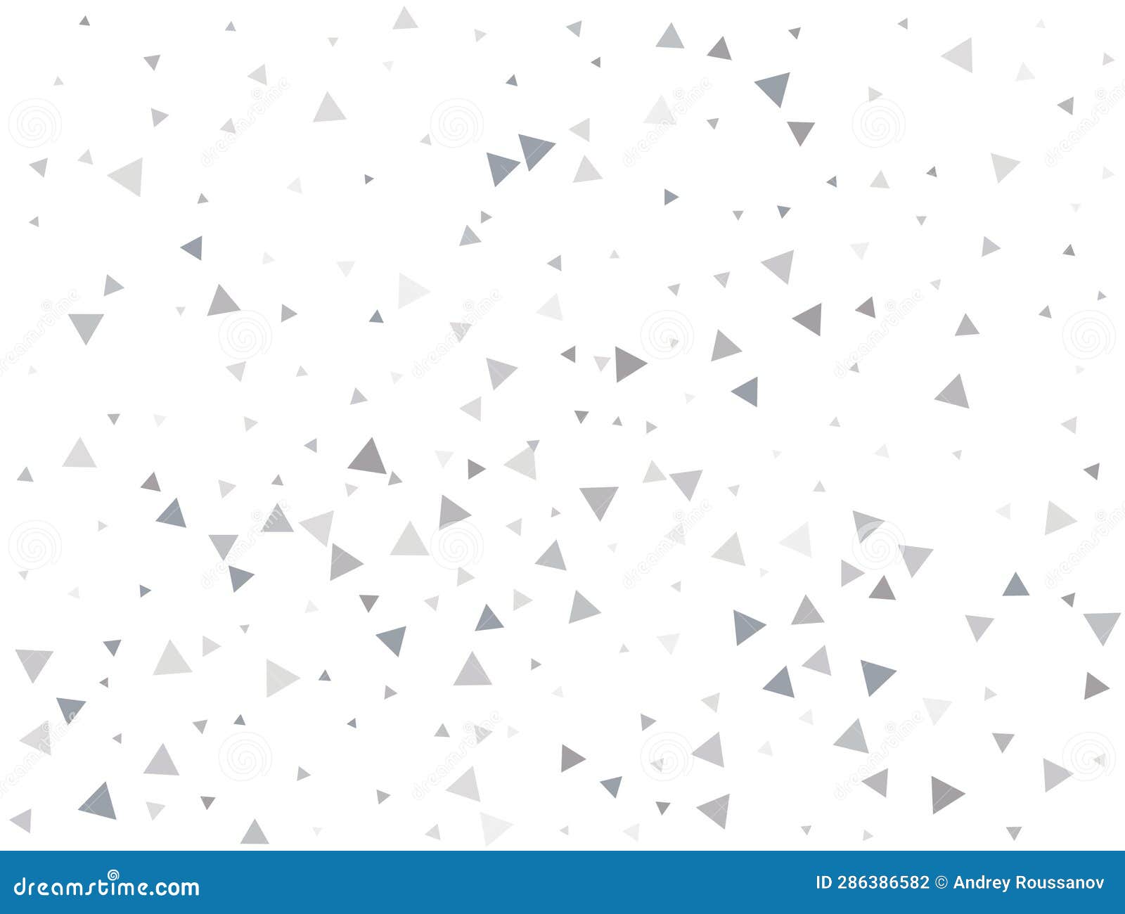 Light Silver Triangular Glitter Confetti Background. White Festive Texture. Stock Vector ...