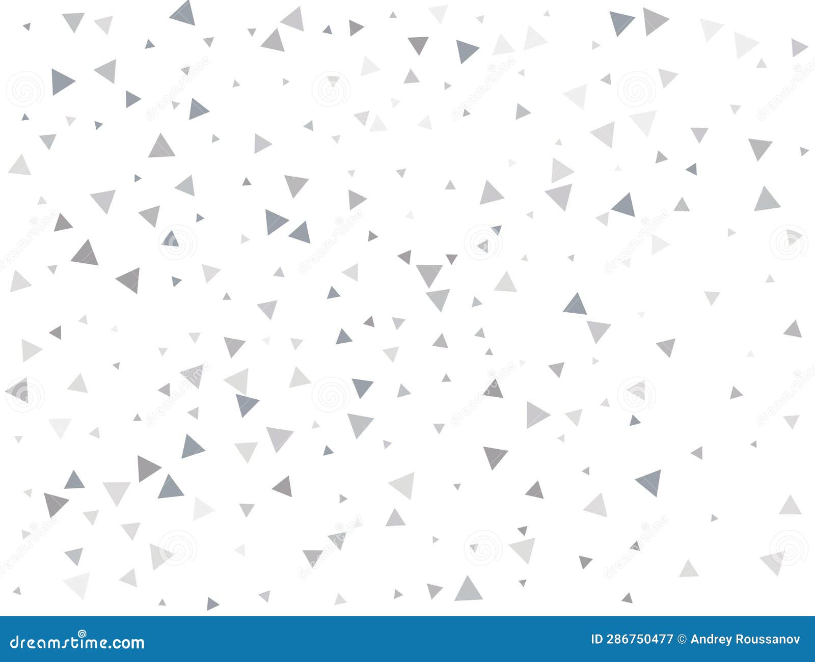 Light Silver Triangular Glitter Confetti Background. White Festive Texture. Stock Vector ...