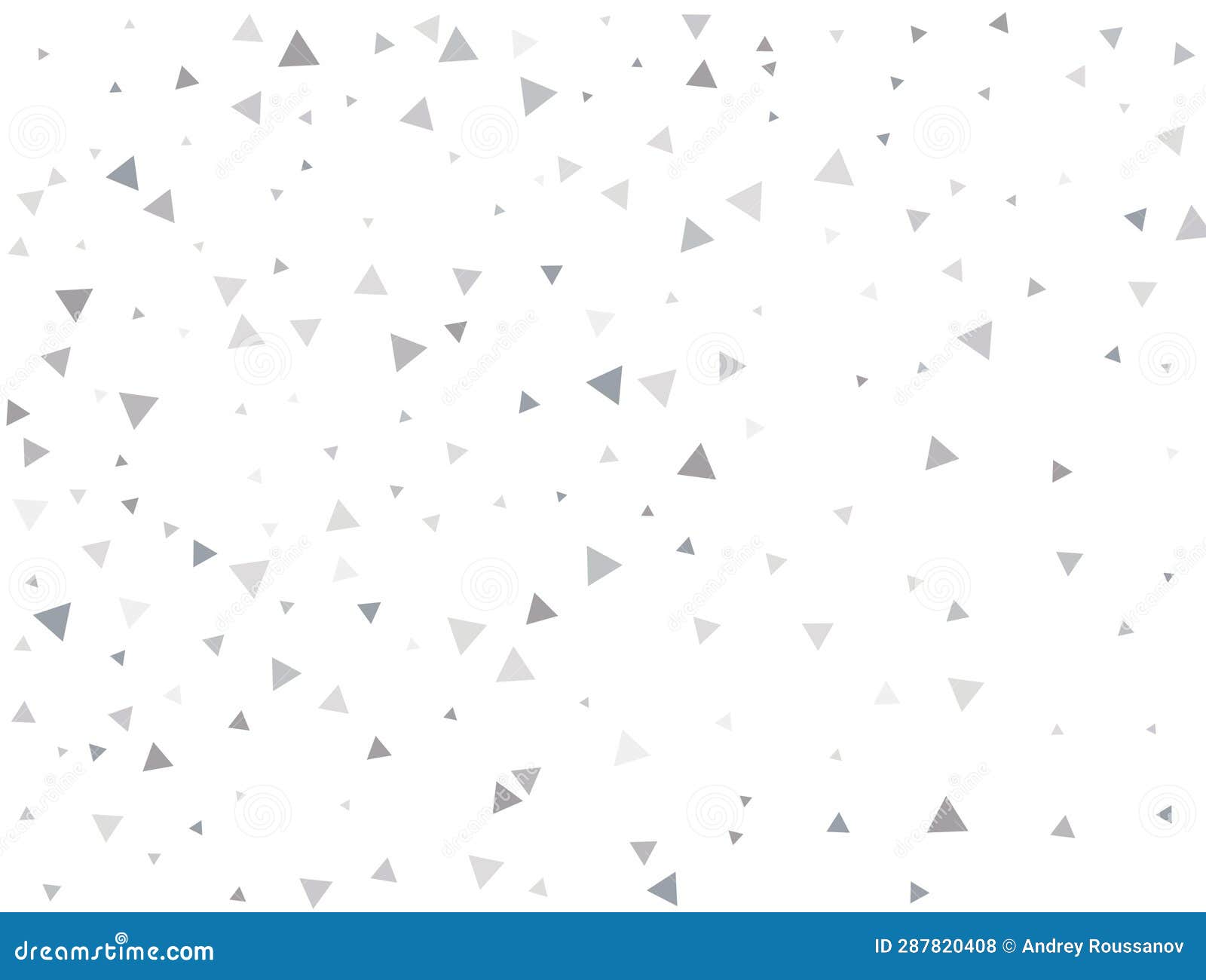 Light Silver Triangular Glitter Confetti Background. White Festive Texture. Stock Vector ...