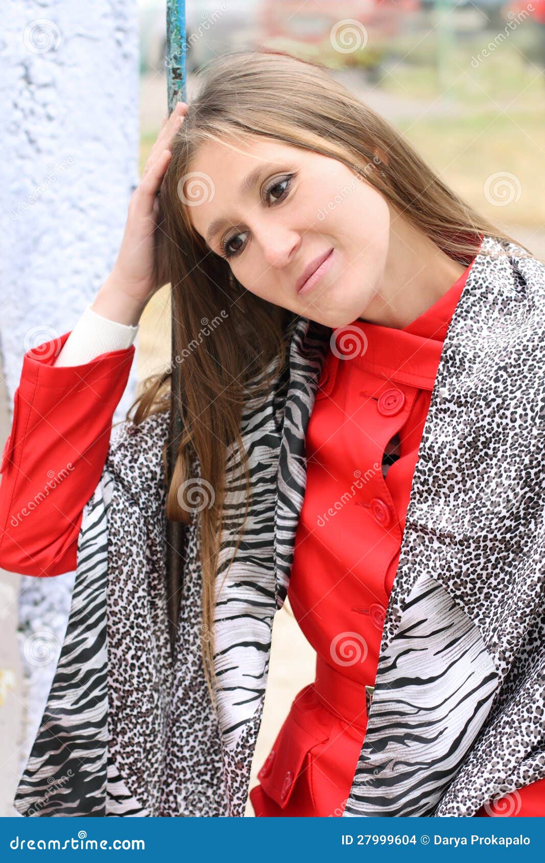 Light smile stock photo. Image of scarf, waiting, adult - 27999604