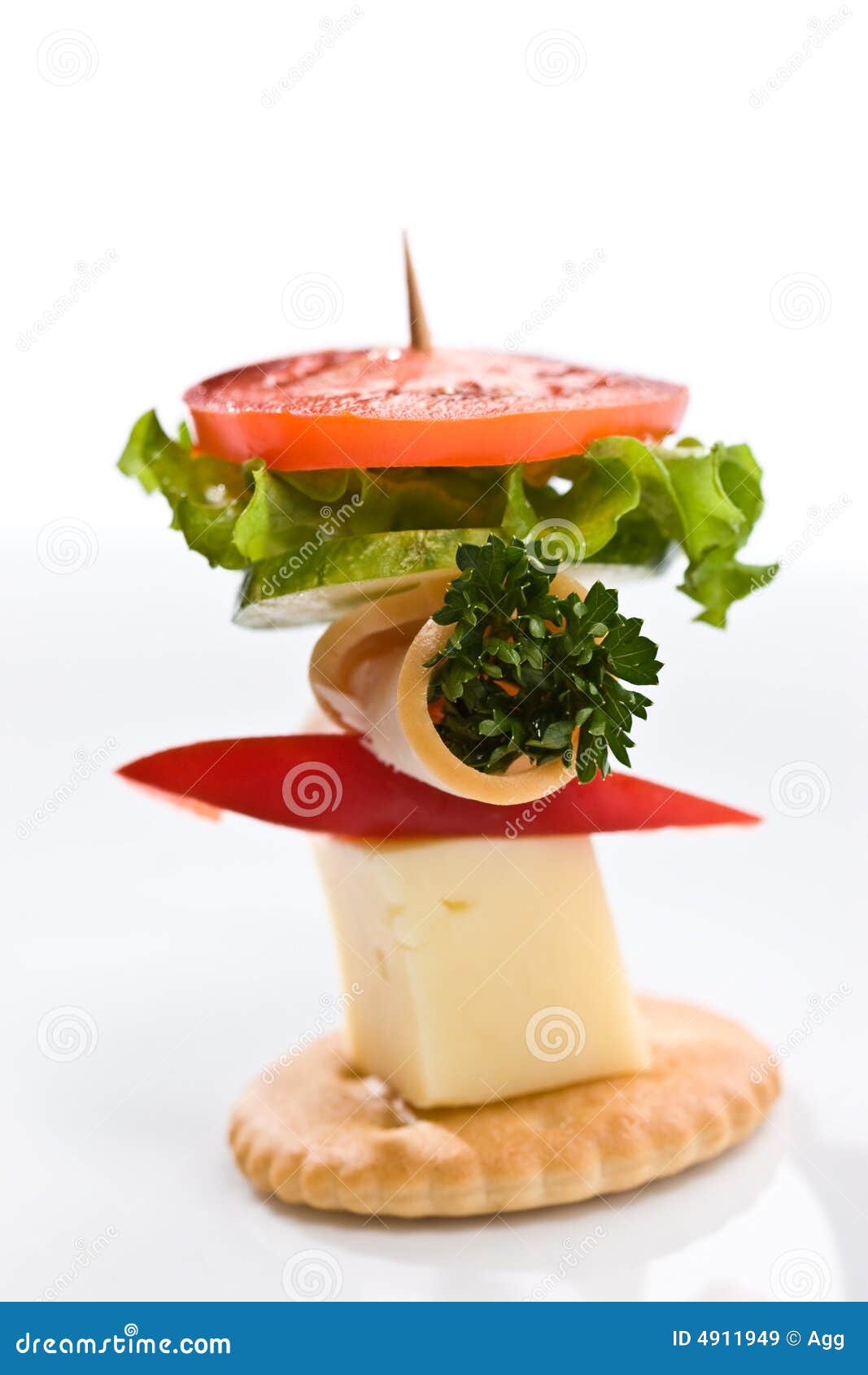 Light snack stock image. Image of pepper, snack, oeuvres - 4911949