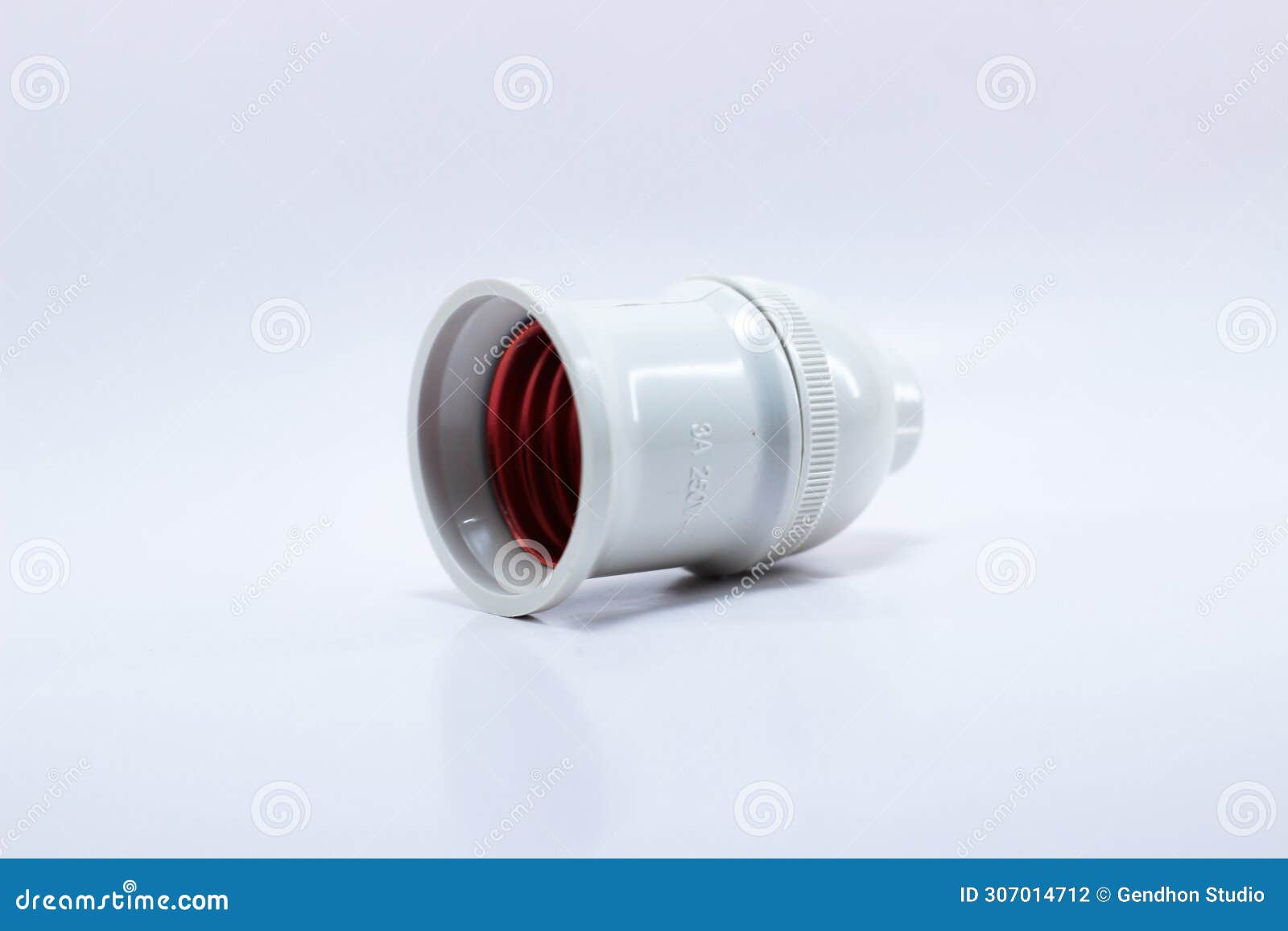 Lamp Socket Isolated on White Background, Lamp Holder, Lamp ...
