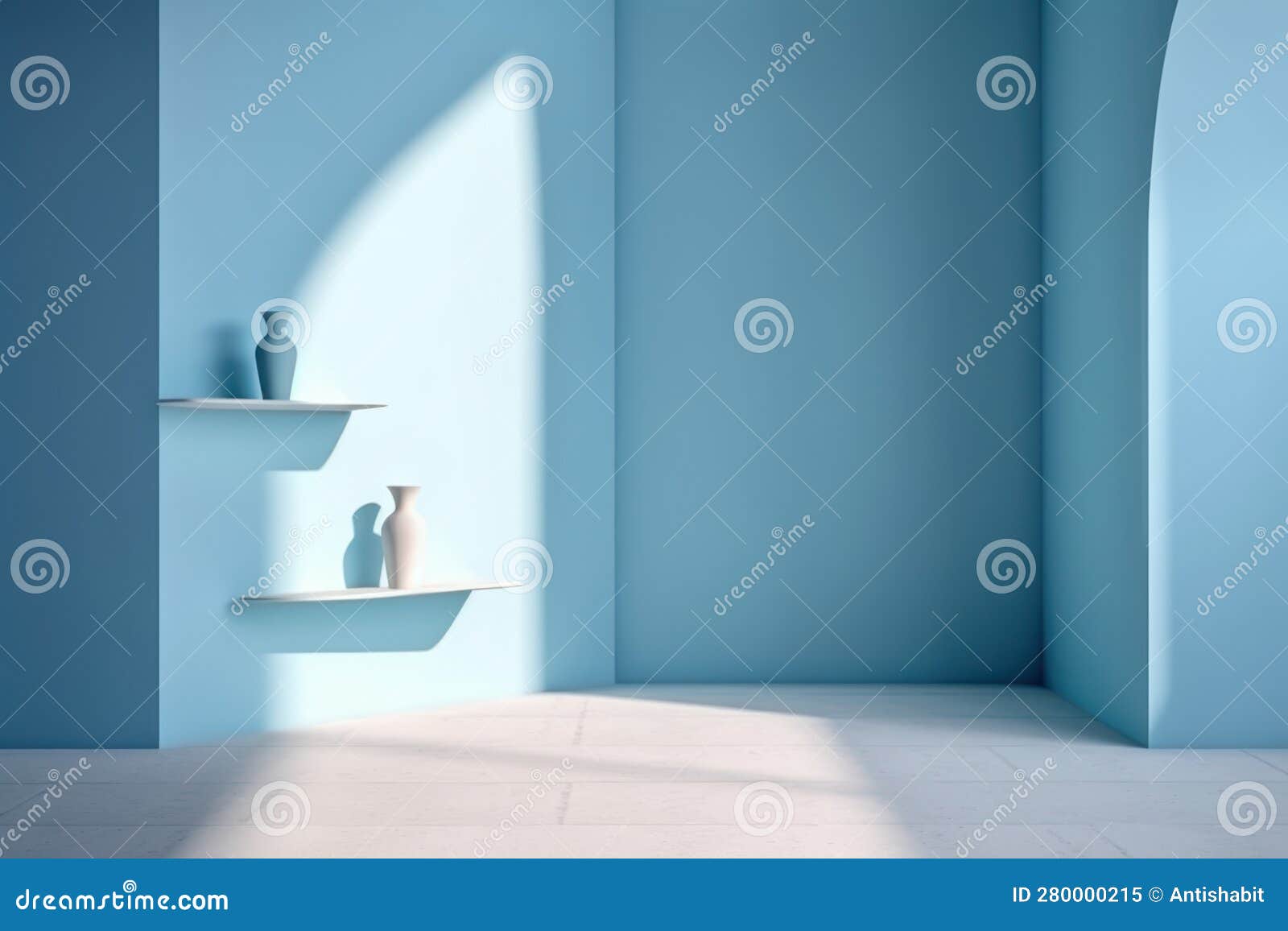 Light Soft Minimal Background Corner of Room with Shadows from ...