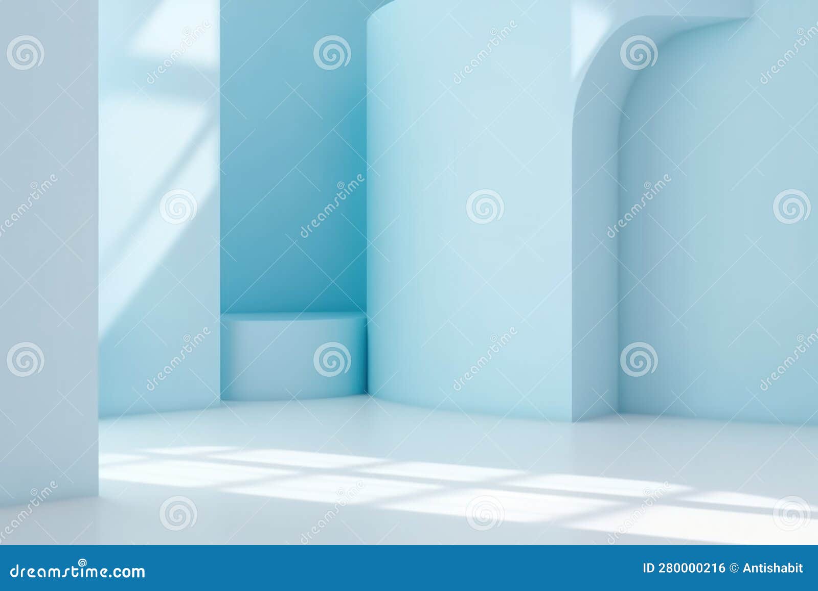 Light Soft Minimal Background Corner of Room with Shadows from ...