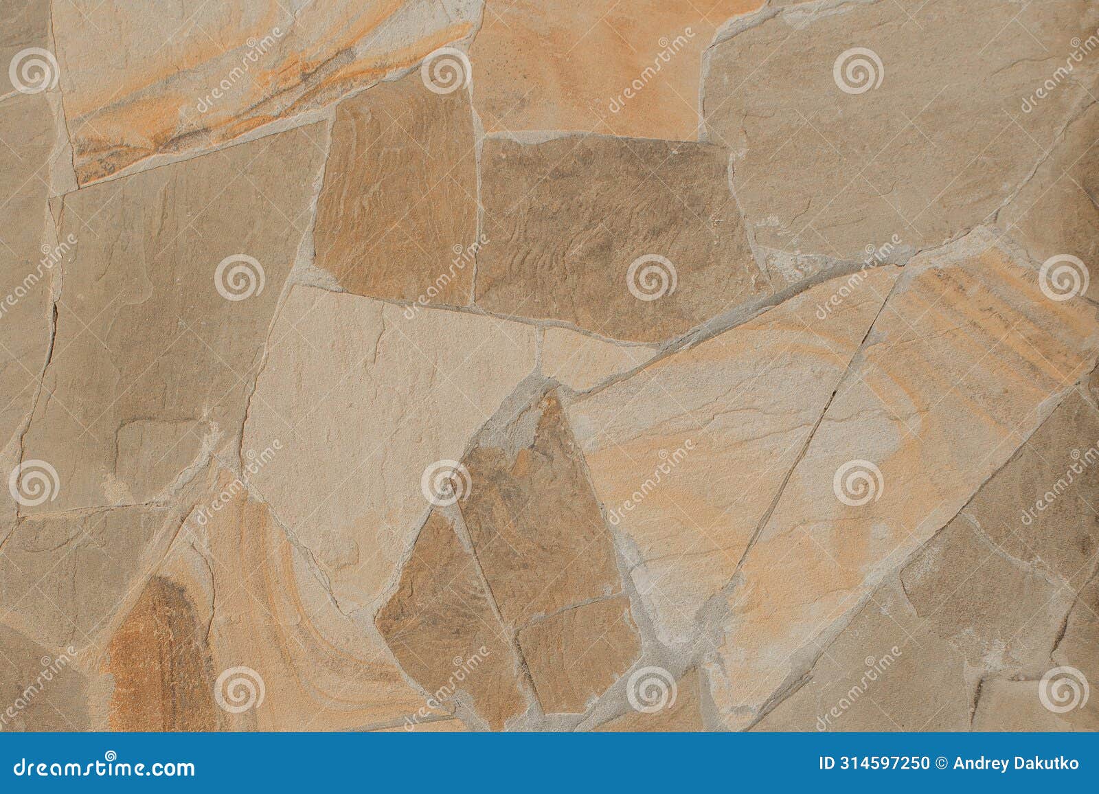 Light Solid Stone Tile Floor Texture Top View Mosaic Rough Background ...