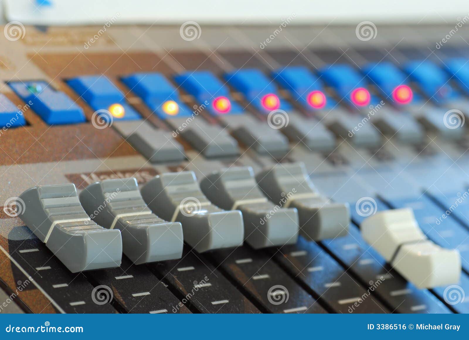 Light and sound board stock photo. Image of soundboard - 3386516