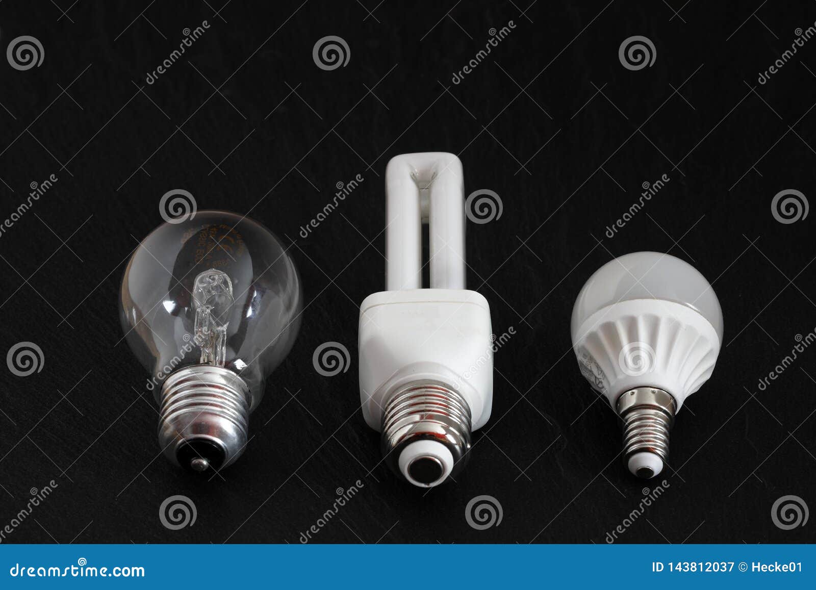 Light Sources and Light Bulbs Stock Image - Image of cost, efficiency ...