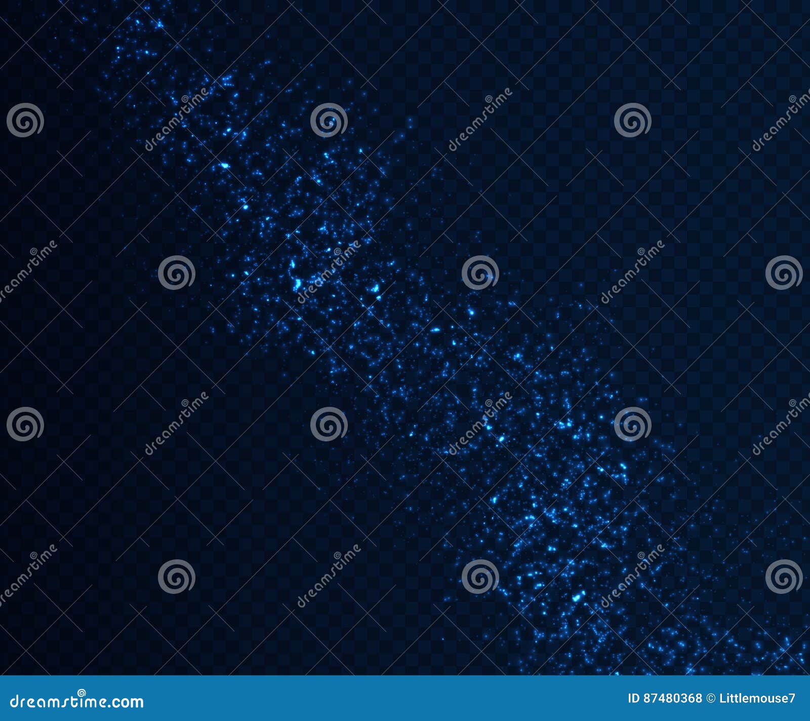 Blue Particles Background, Dust Particles With Real Lens Flare Royalty ...