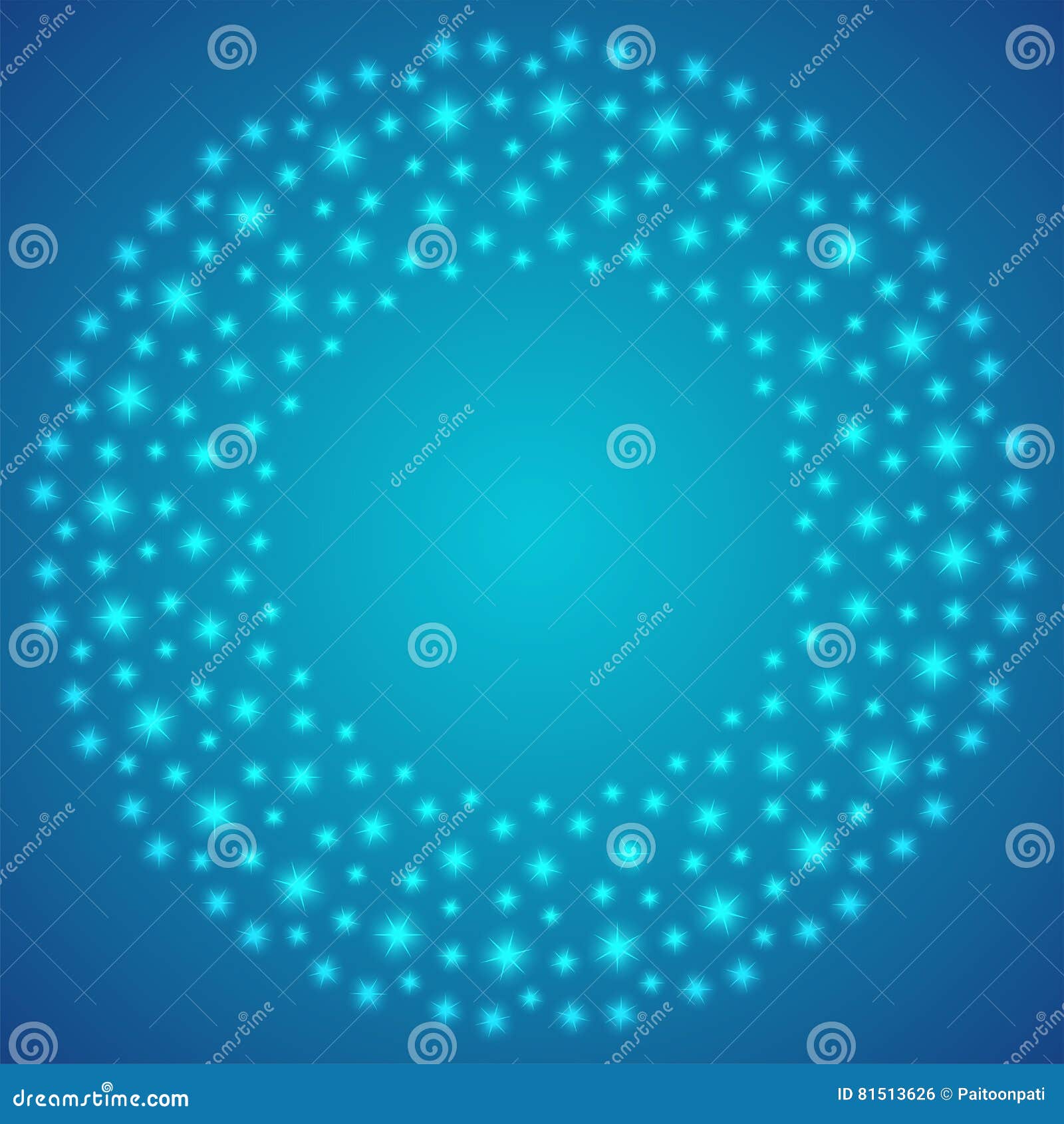 Light Sparkling Pattern Circle Shape Stock Vector - Illustration of ...