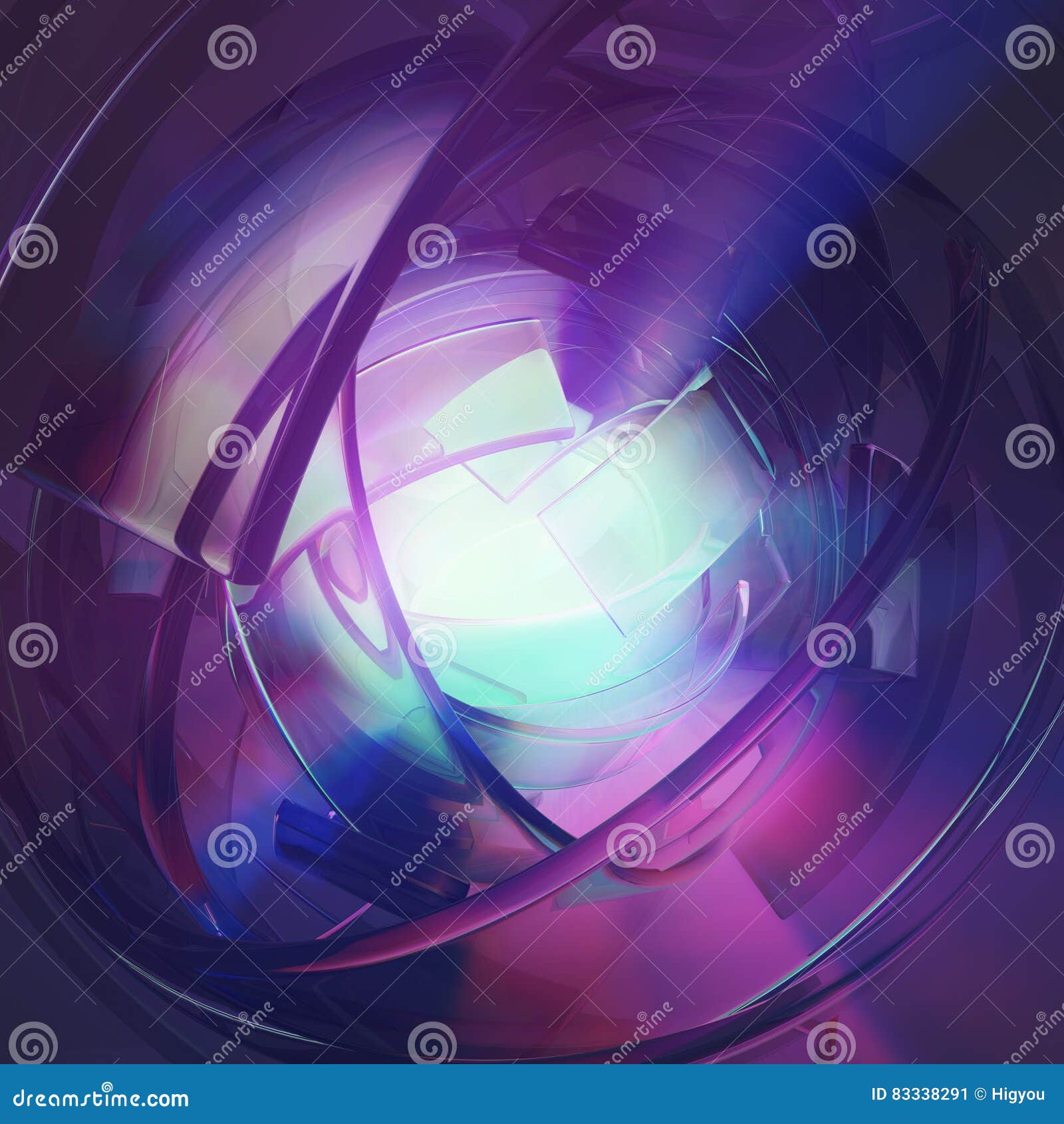 Light Spectrum, Abstract Purple Stock Illustration - Illustration of ...