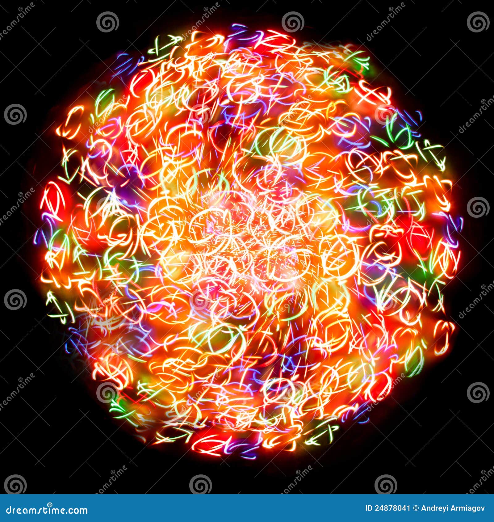 Light sphere stock image. Image of color, light, effect - 24878041