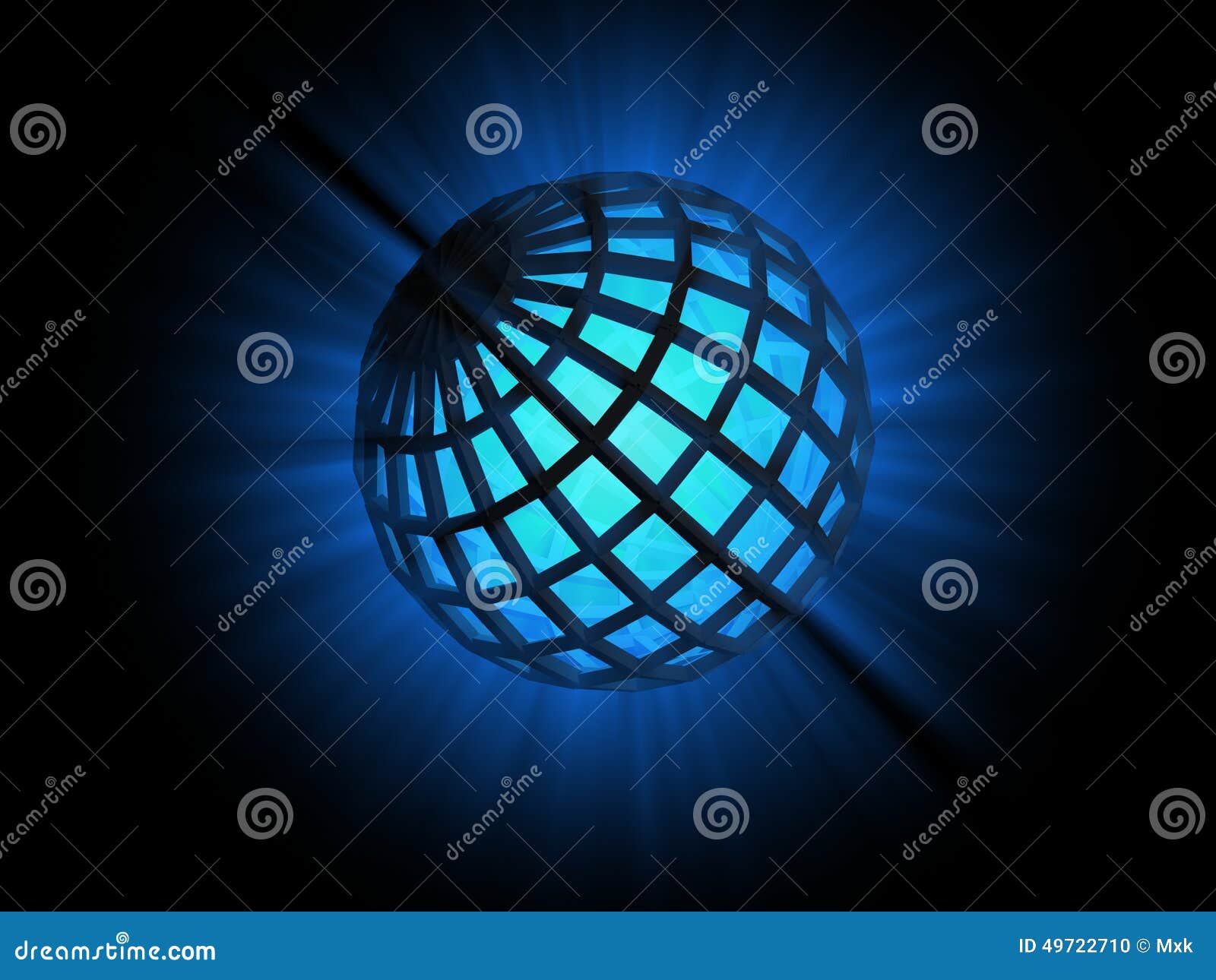 Light sphere stock illustration. Illustration of shine - 49722710