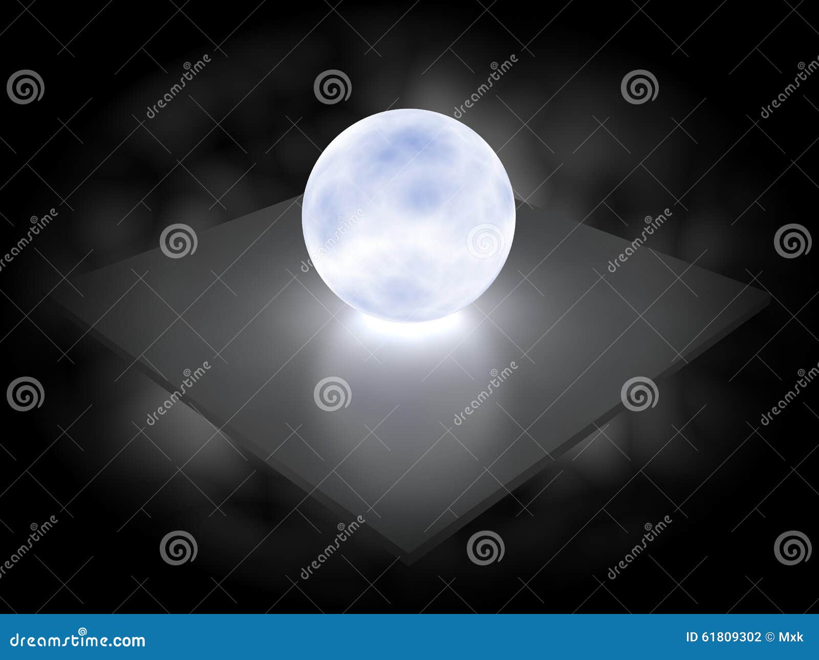 Light sphere stock illustration. Illustration of blue - 61809302