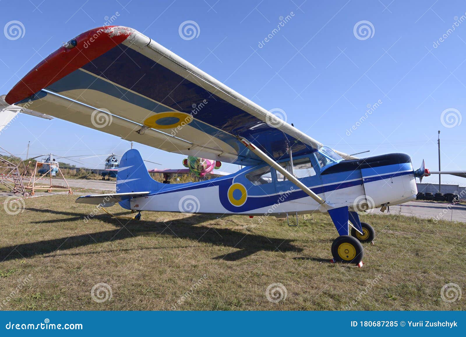 Light Sport Plane Parked in the Park of an Air Show Editorial Image ...