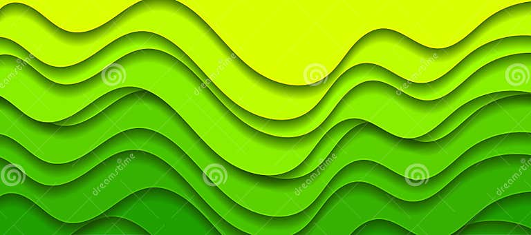 Light Spring Green Abstract Waves Corporate Background Stock Vector ...
