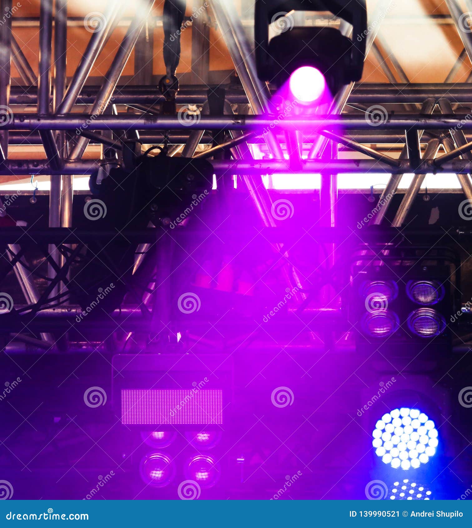 Light on the Stage As an Abstract Background Stock Image - Image of ...