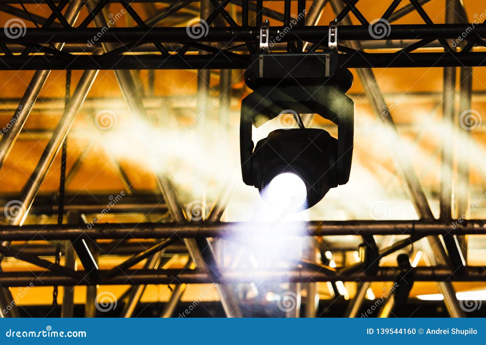 Light on the Stage As an Abstract Background Stock Photo - Image of ...