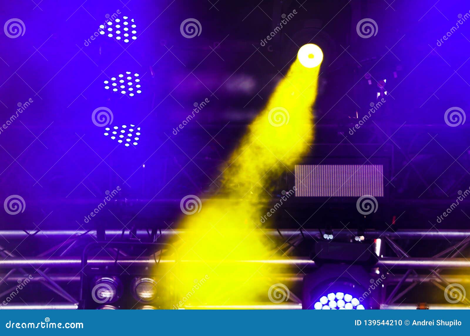 Light on the Stage As an Abstract Background Stock Photo - Image of ...