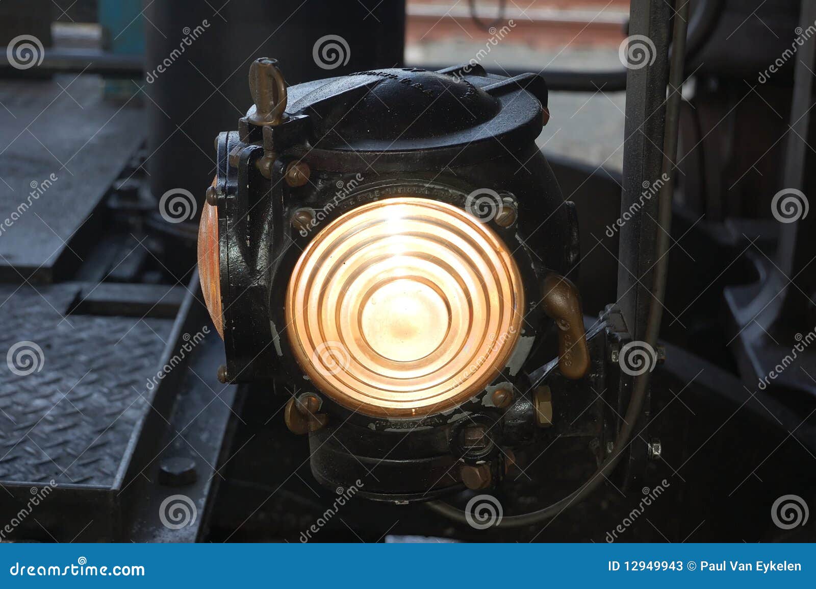 Light Steam Train stock image. Image of working, pipe - 12949943