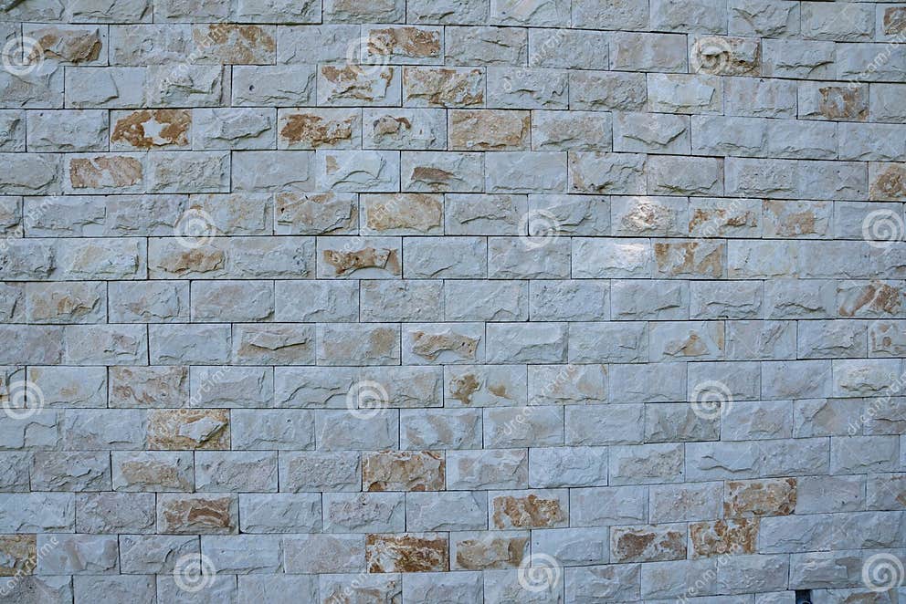 Light Stone Wall. Texture Background Stock Photo - Image of built ...