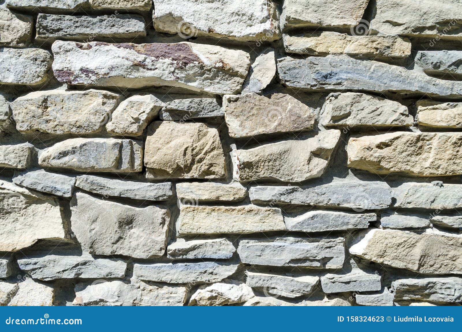 Light stone wall texture stock image. Image of construction - 158324623