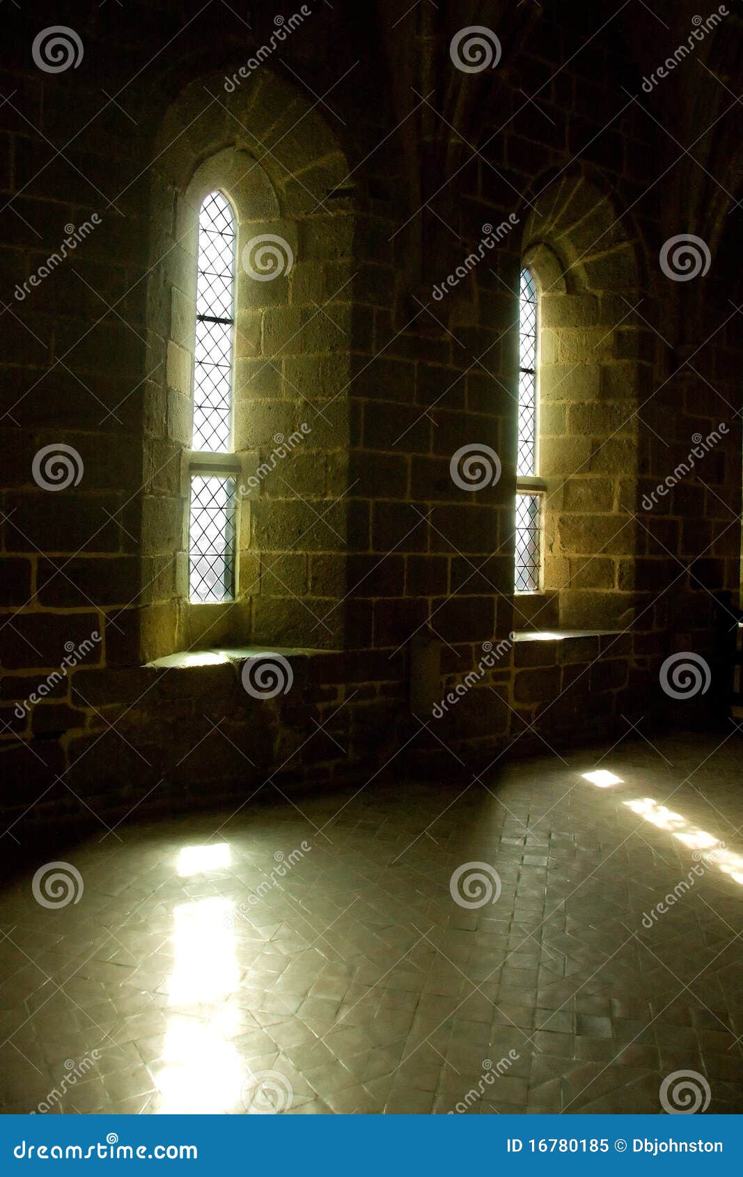 Light Streaming through Two Windows Stock Image - Image of peace, color ...