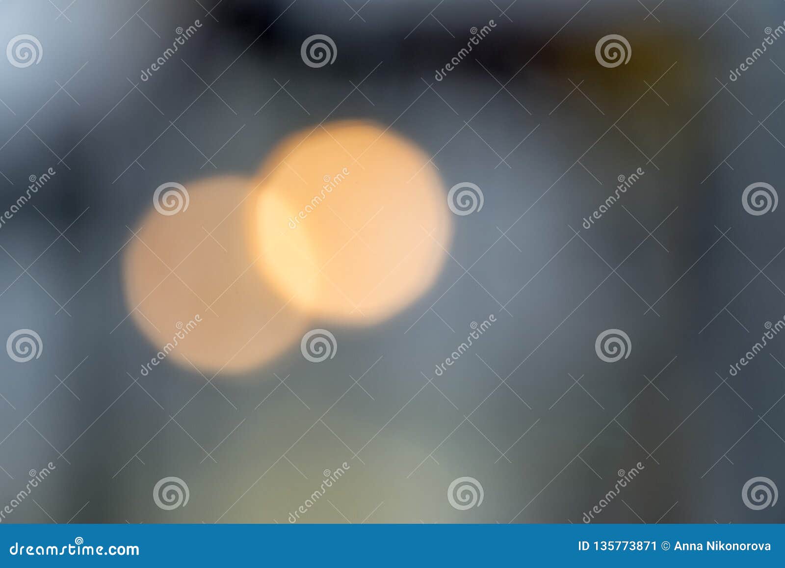 Light of Streetlights - Soft Focus, a Side Stock Image - Image of ...