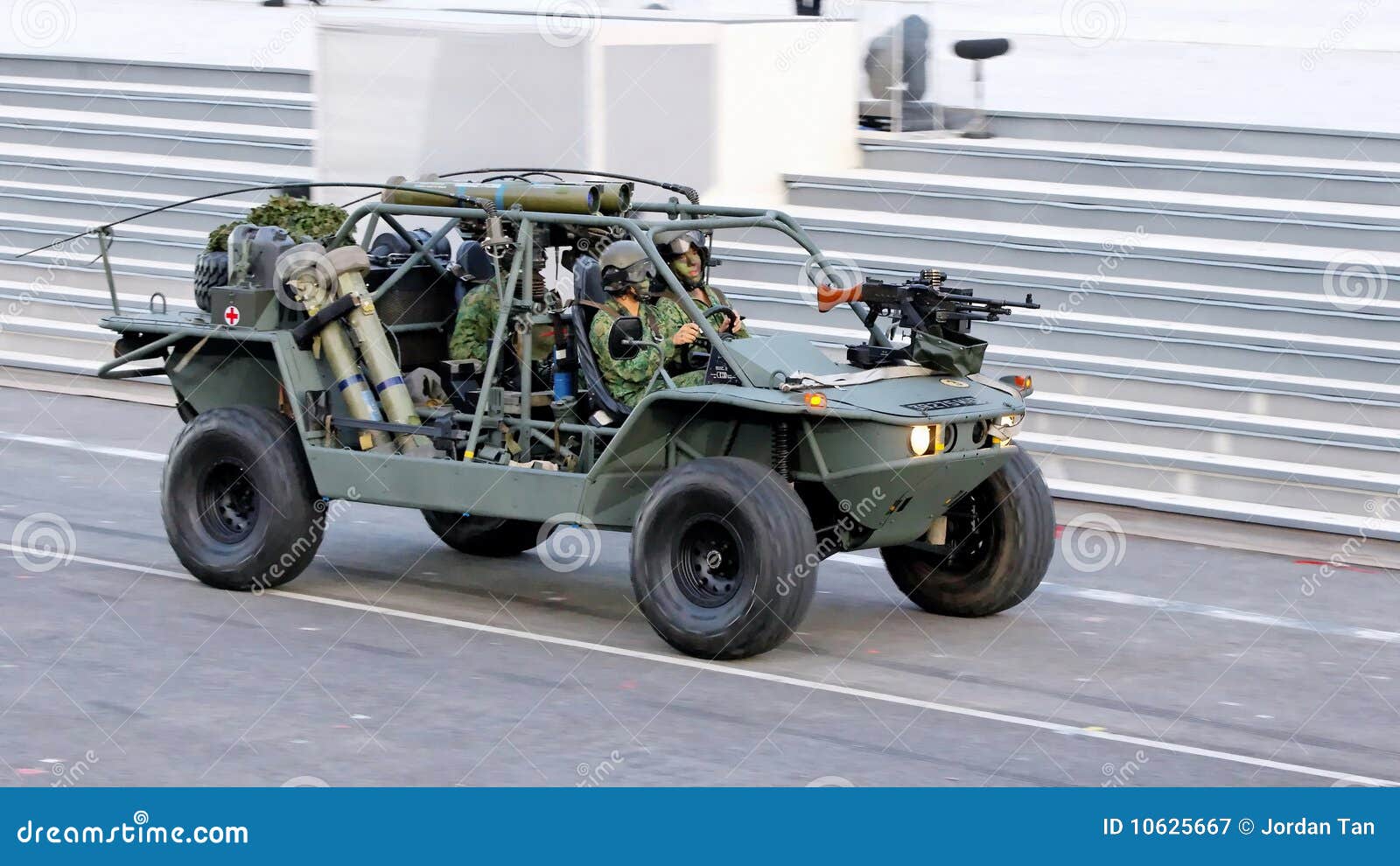 Light Strike Vehicle Display during NDP 2009 Editorial Photography ...