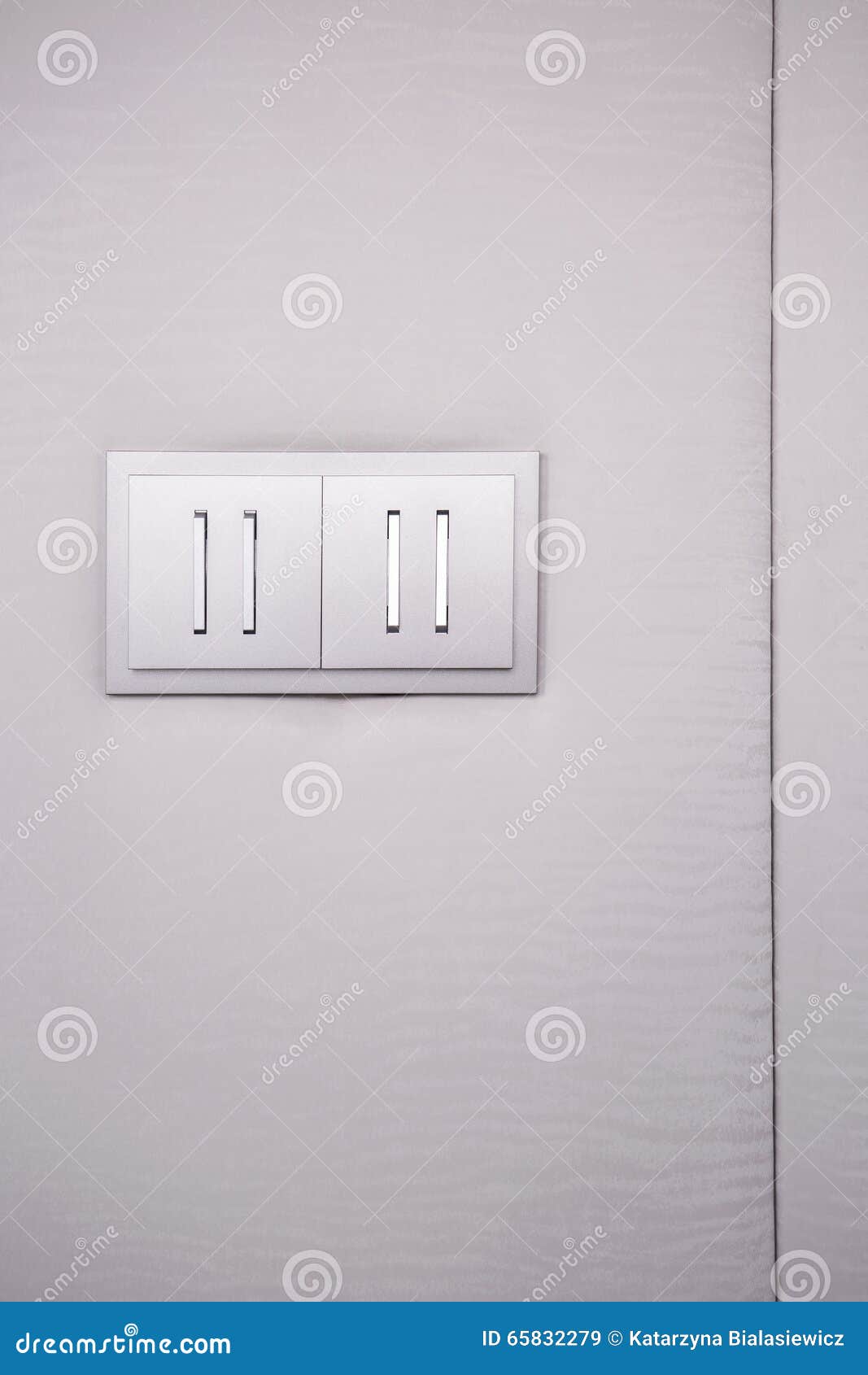Light switch in the flat stock image. Image of home, decoration - 65832279