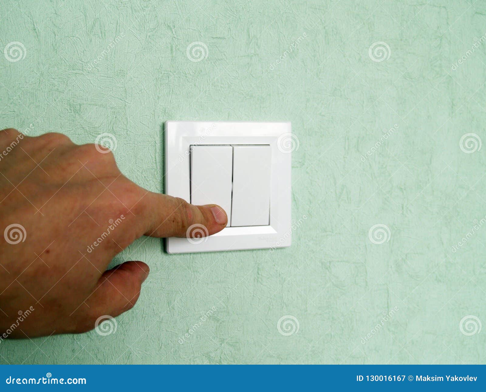 Light switch stock image. Image of click, wall, fixtures - 130016167