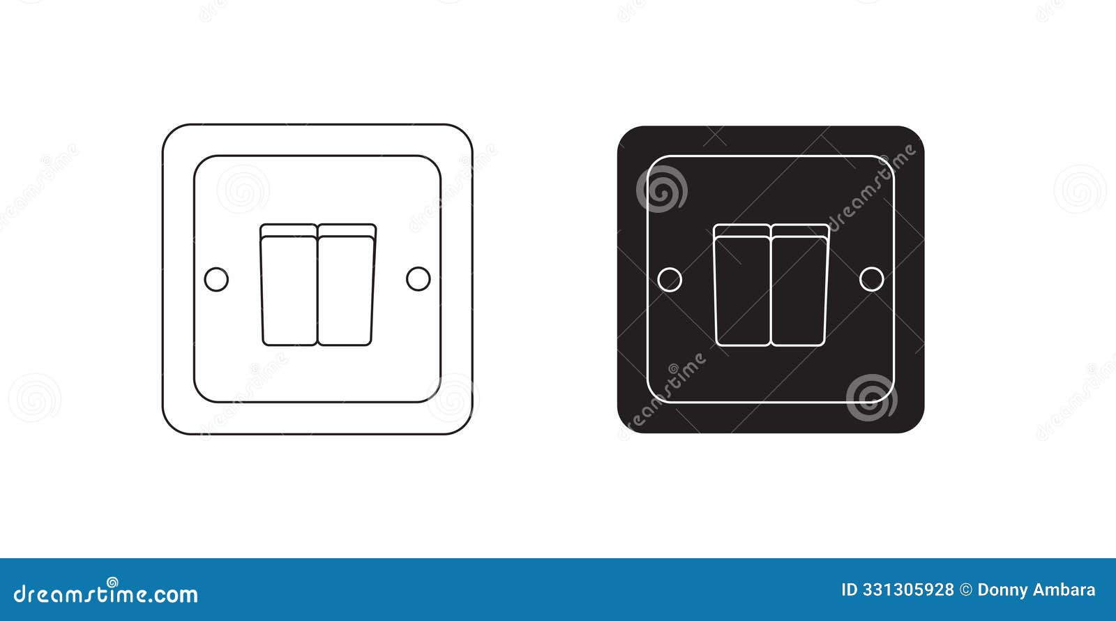 Light Switch Icon Clipart Avatar Logtotype Isolated Vector Illustration ...