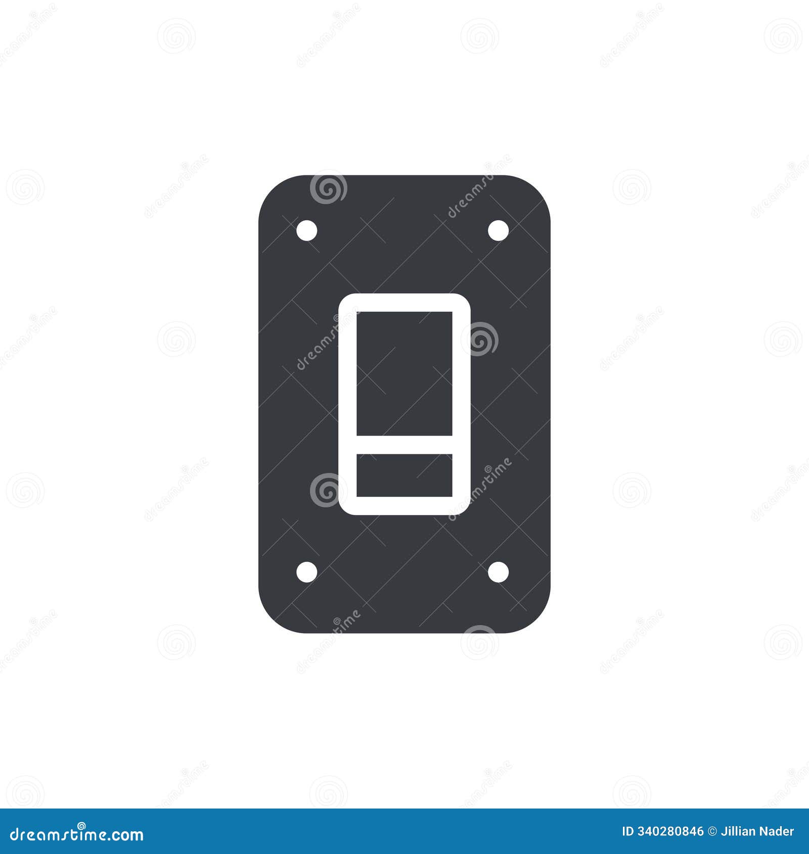 Light Switch Icon Simple Vector Symbol Stock Vector - Illustration of ...