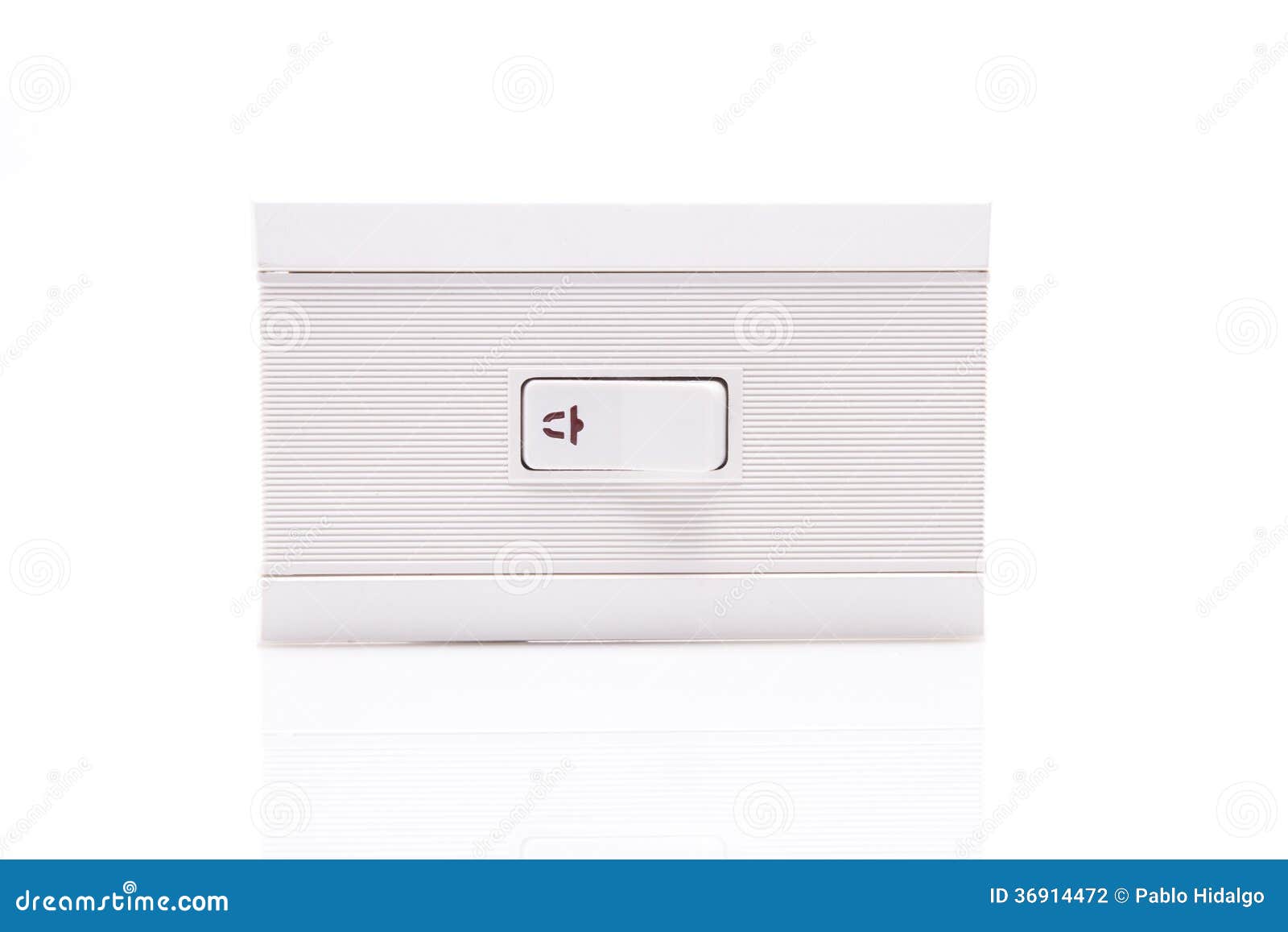 Light Switch Isolated on a White Background Stock Photo - Image of ...