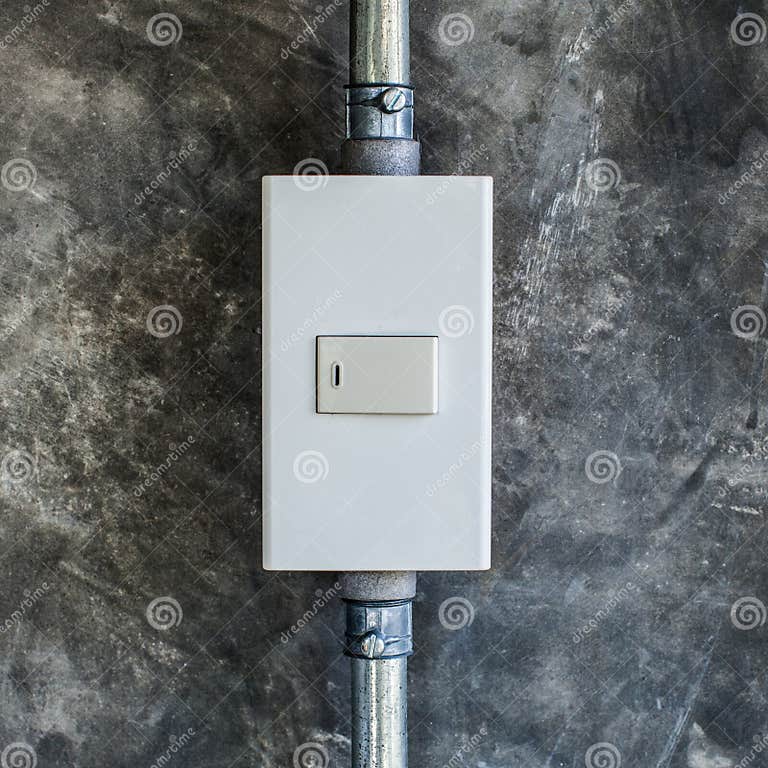 Light Switch in the Off Position Stock Photo - Image of equipment ...