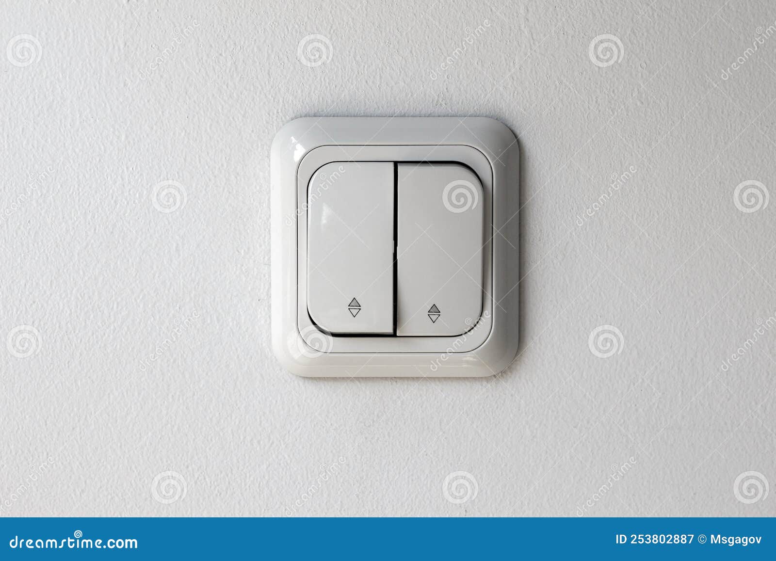 Light switch panel stock image. Image of double, household - 253802887
