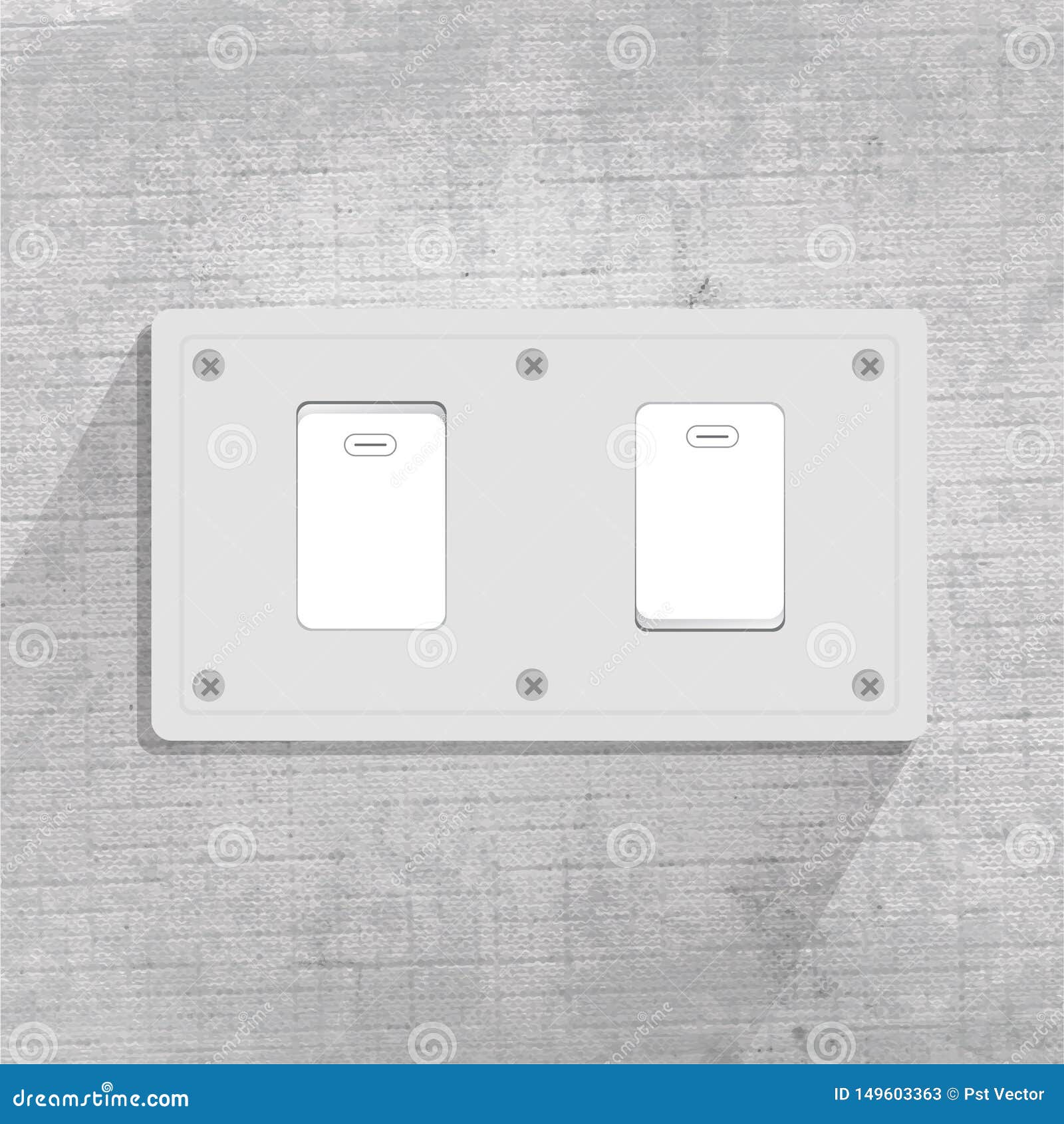 Light Switch. Two Light Switch Stock Vector - Illustration of graphic ...