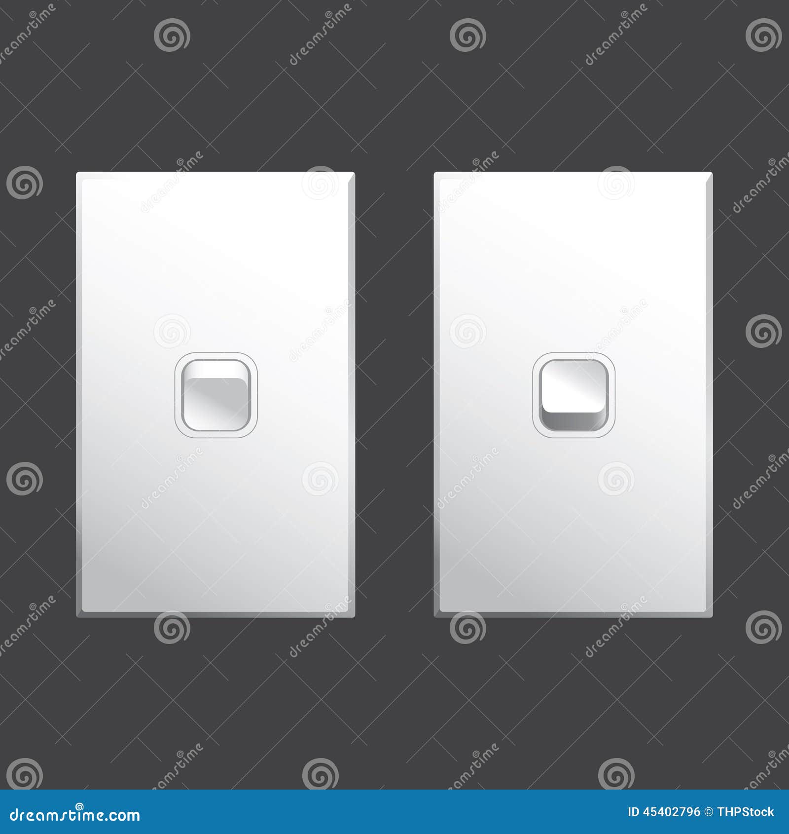 Light Switch Vector stock vector. Illustration of house - 45402796