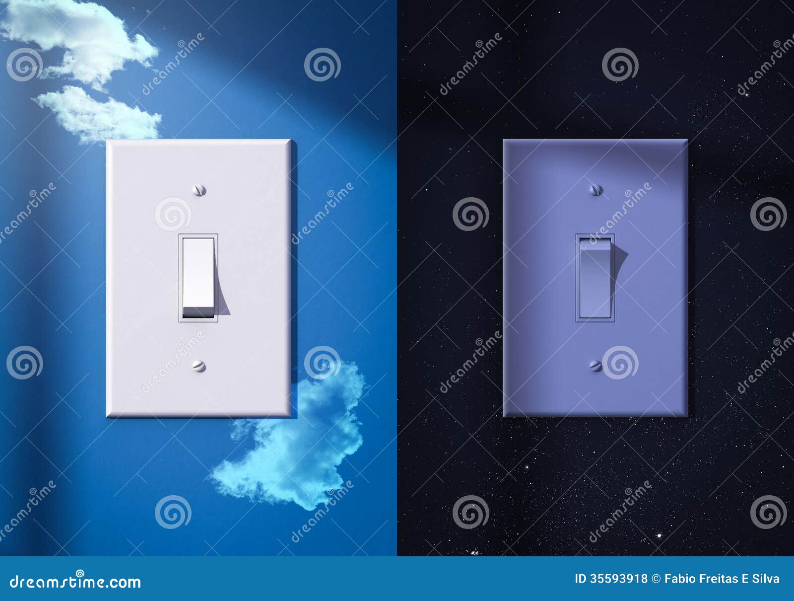 Light Switches Single, Double, Triple Realistic Set. Sockets And ...
