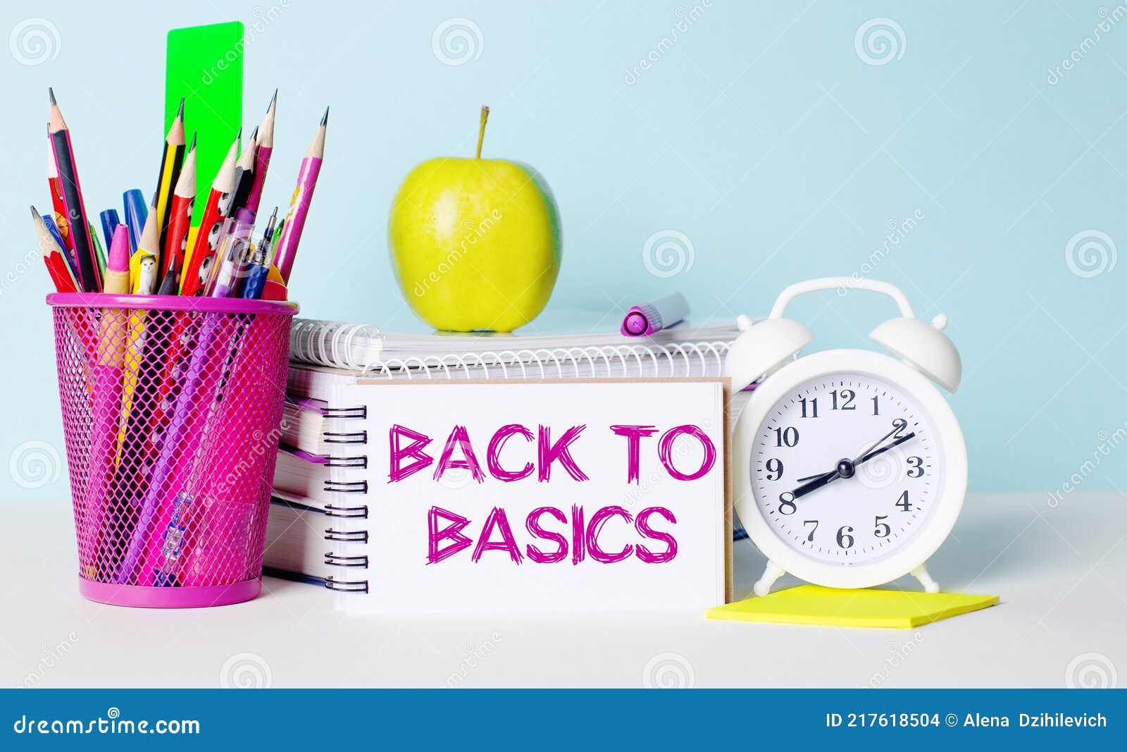 Back To Basics Word Written On Wood Block. Back To Basics Text On Table ...