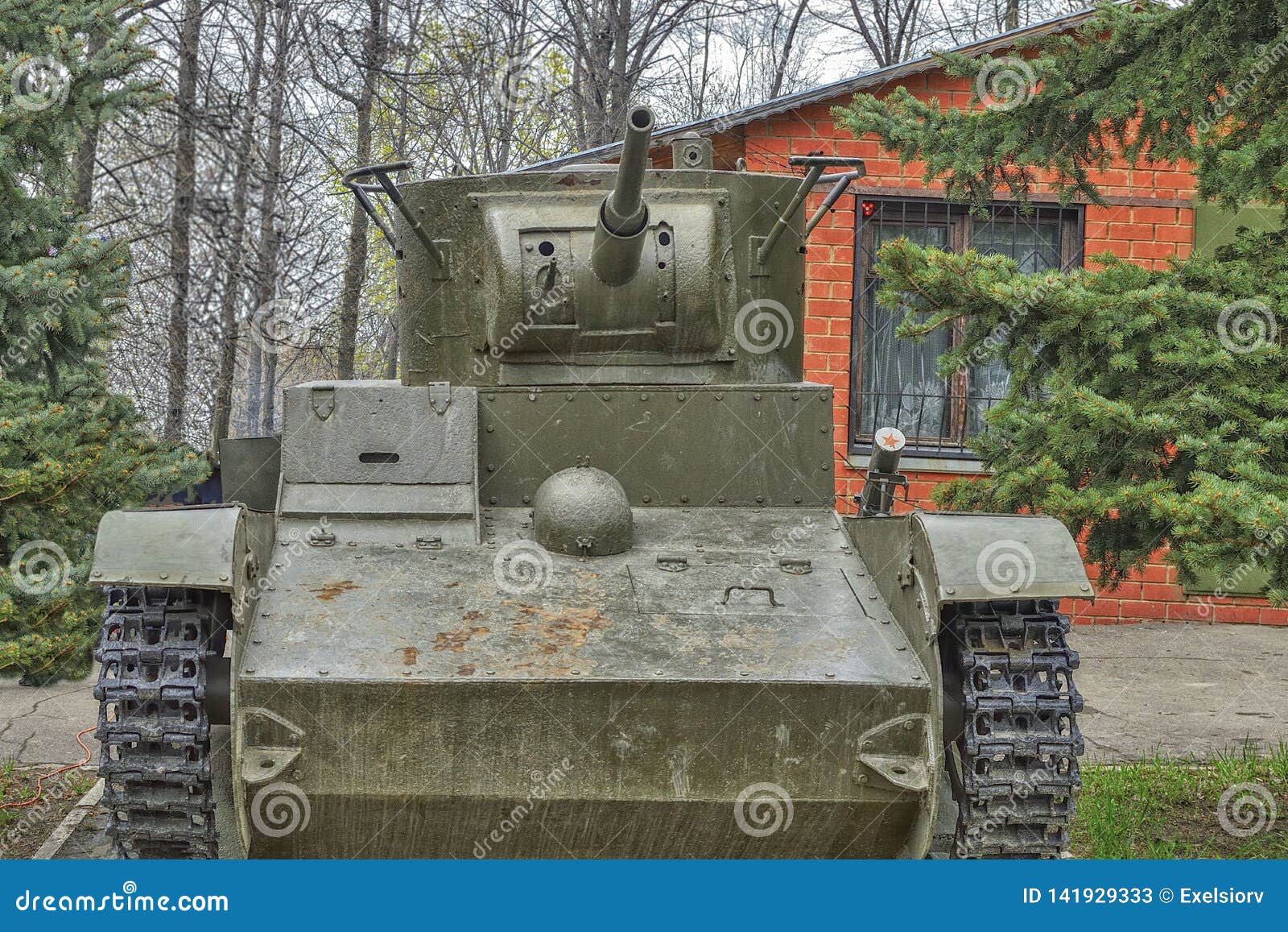 Light Tank T-26 1931 Release, Was in Service with the Troops of the ...