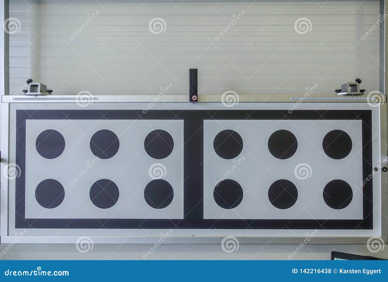 A Light Test Panel in a Car Repair Shop Stock Photo - Image of ...