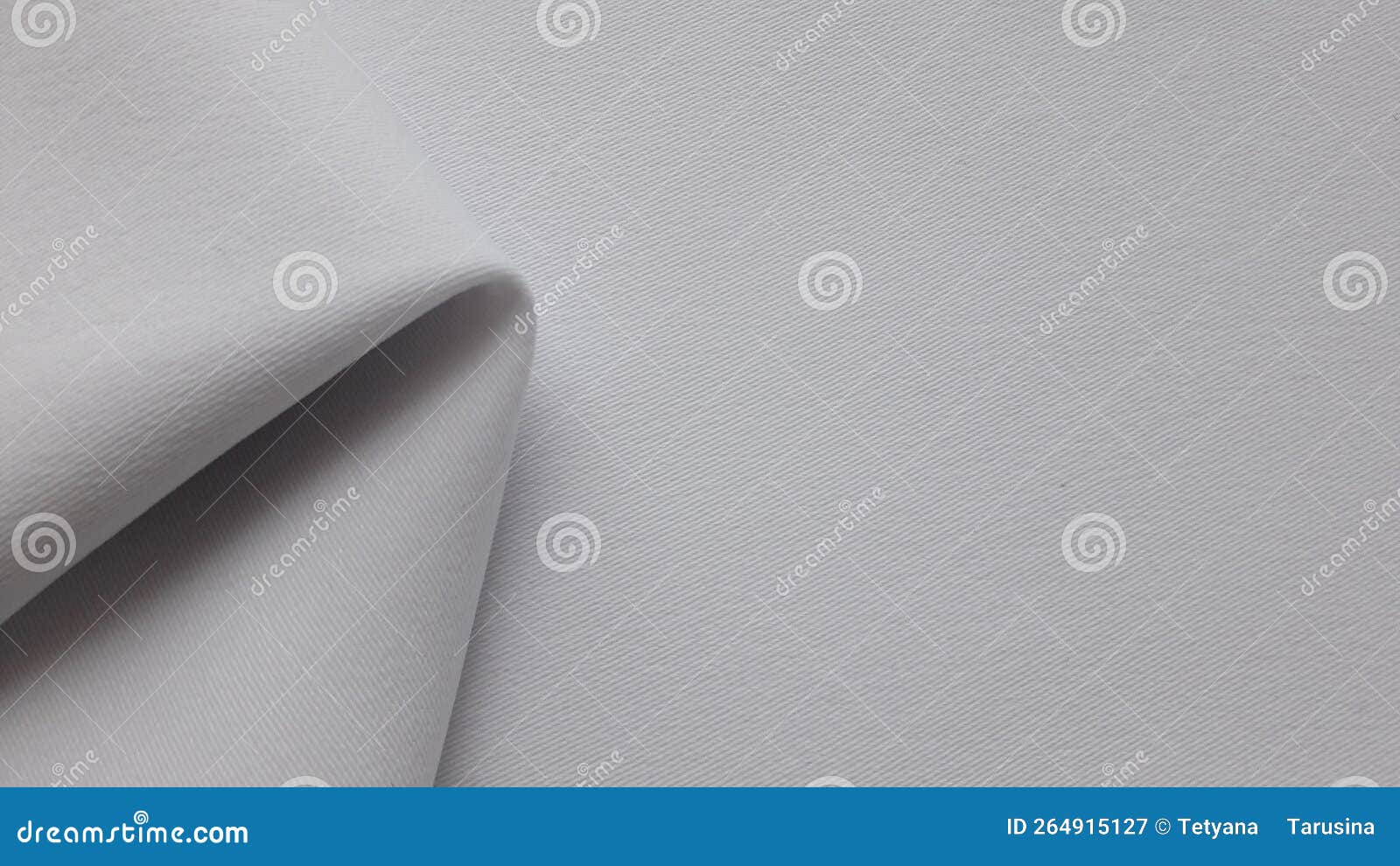 Light Textile Matte Background. White Twill Fabric with Tails Stock ...