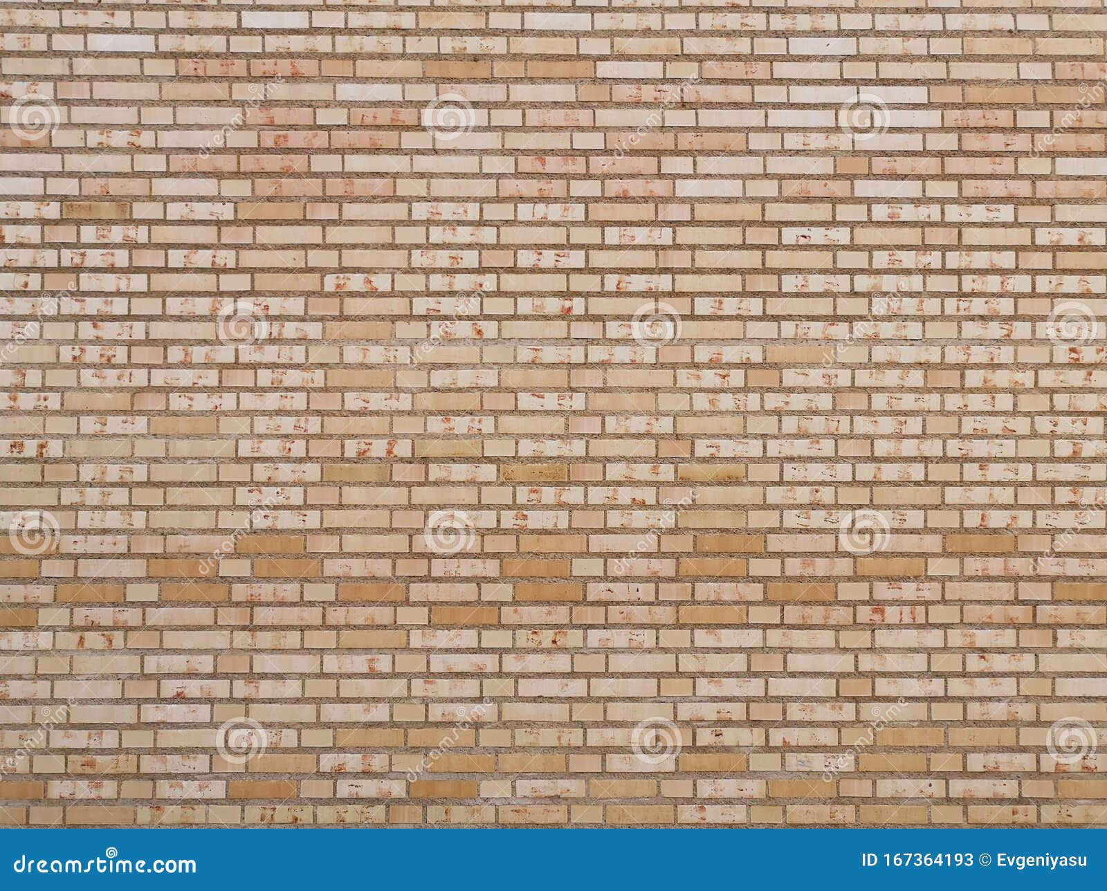 Light Tiny Brick Cladding Wall Stock Image - Image of brick, background ...
