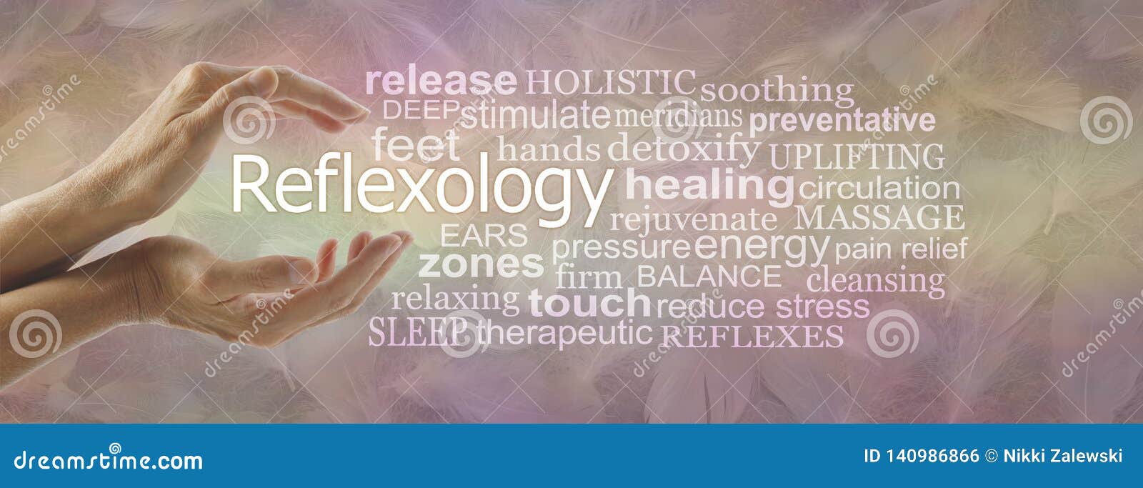 Light Touch Reflexology Word Cloud Banner Stock Photo - Image of energy ...